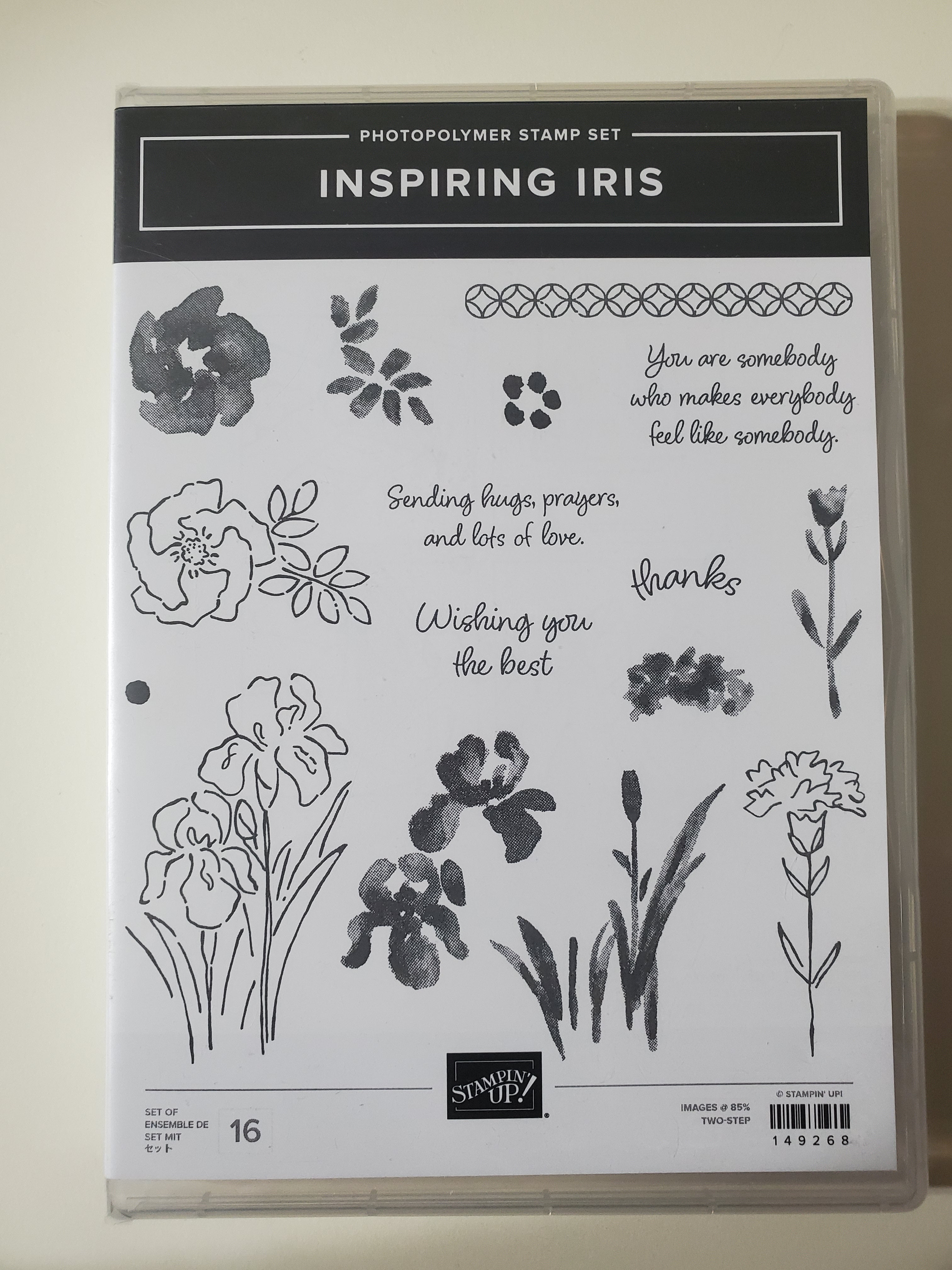 Stampin' UP! "Inspiring Iris" Stamp Set – StampinCandy.com