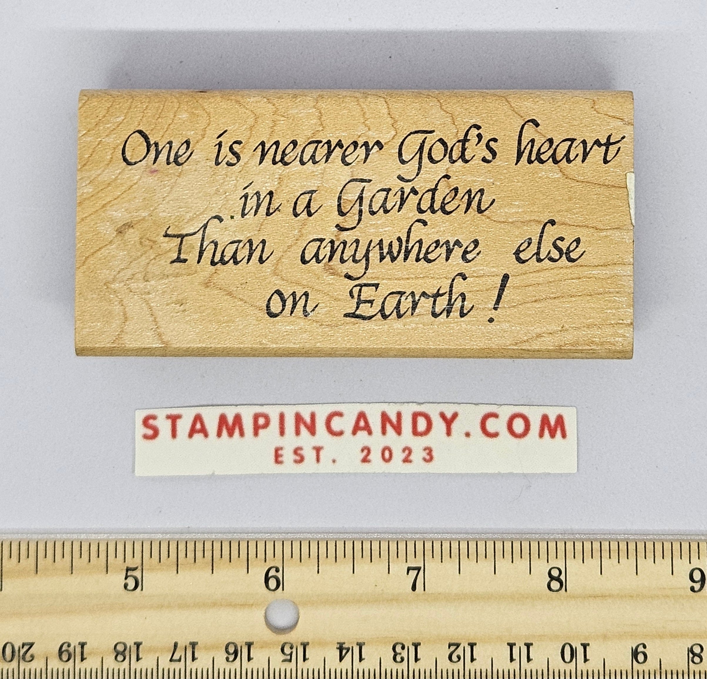 God's Heart / Garden / Earth - Stamp – StampinCandy.com