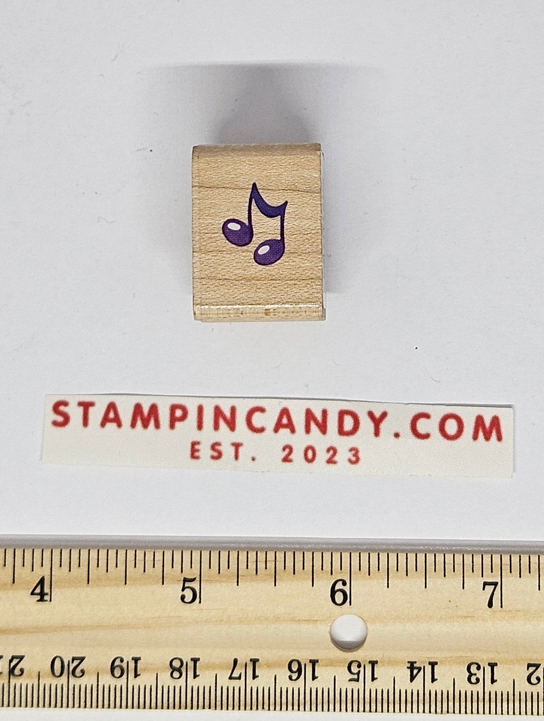 Stampendous 1997 AA025 - Double Note Stamp – StampinCandy.com
