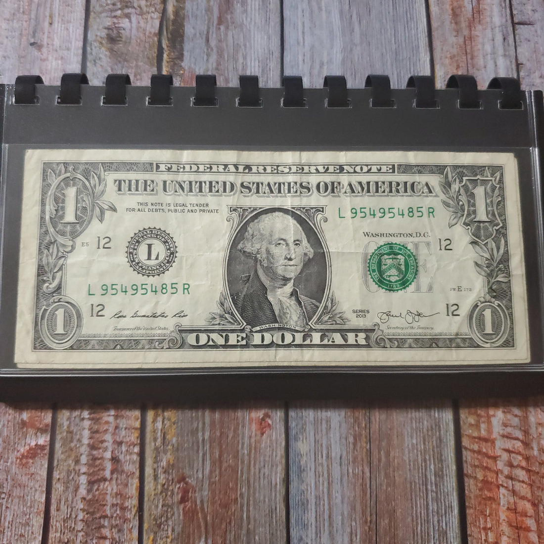 Fancy Serial Number $1 - "L 95495485 R" – StampinCandy.com