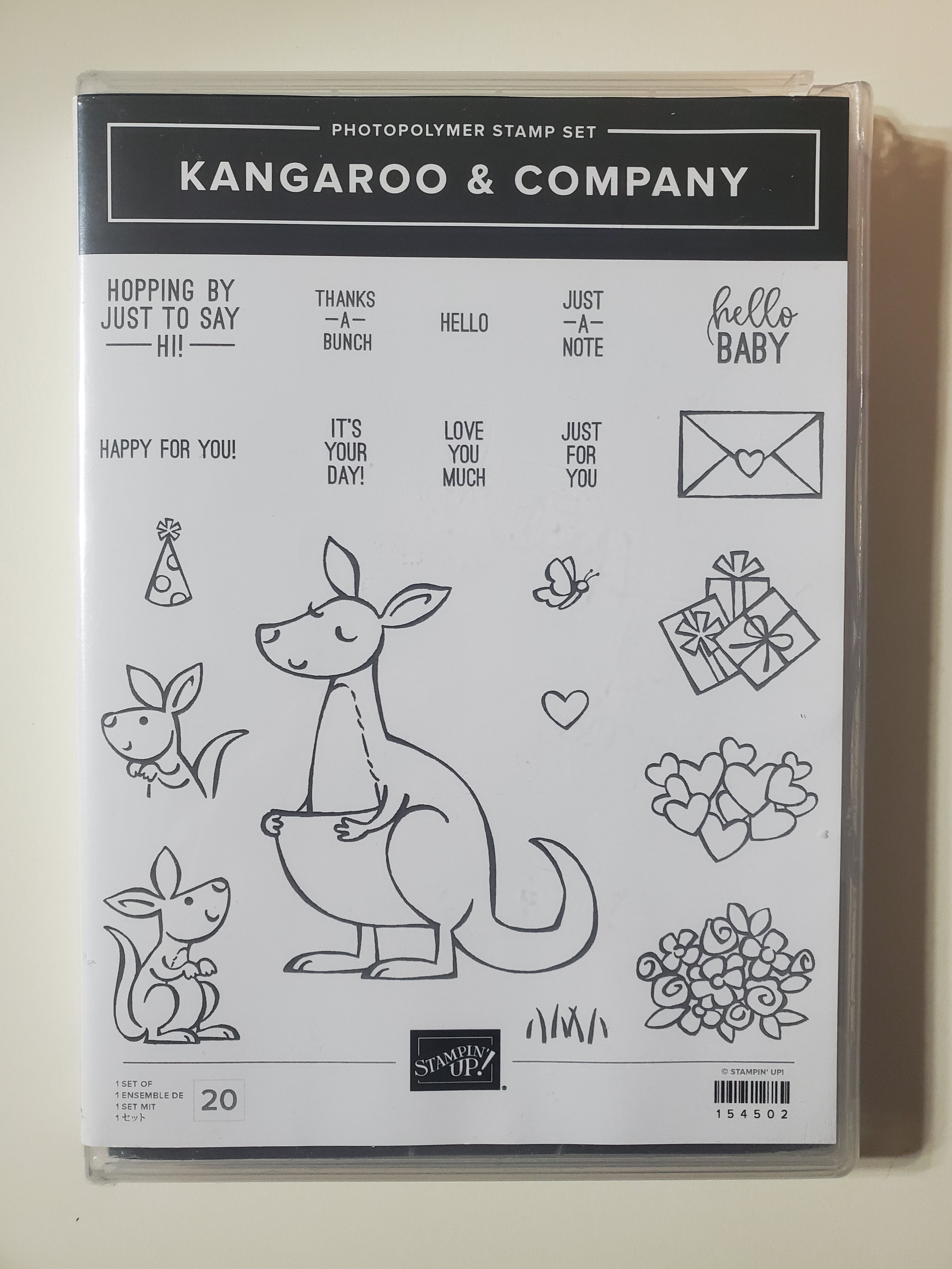 Stampin' UP! "Kangaroo & Company" Stamp Set with "Kangaroo" Dies ...
