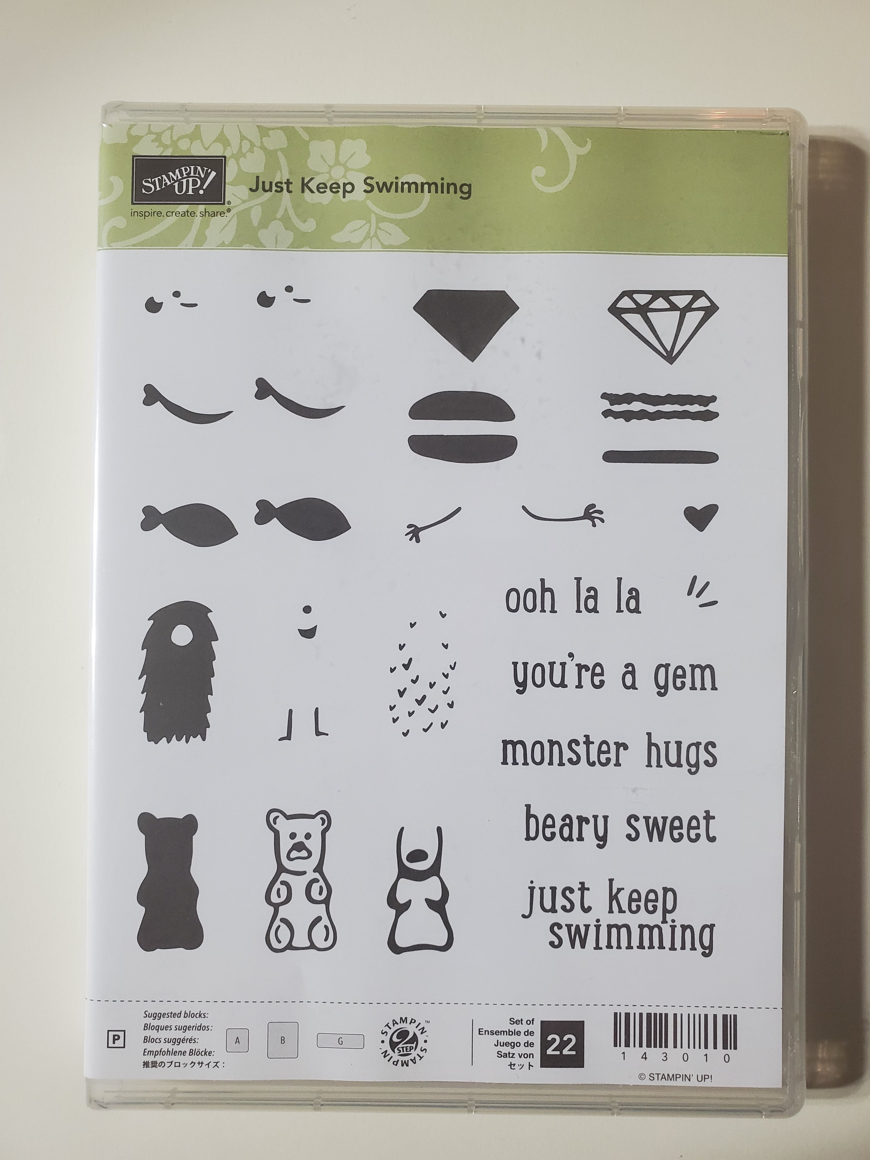 Stampin' UP! "Just Keep Swimming" Stamp Set – StampinCandy.com