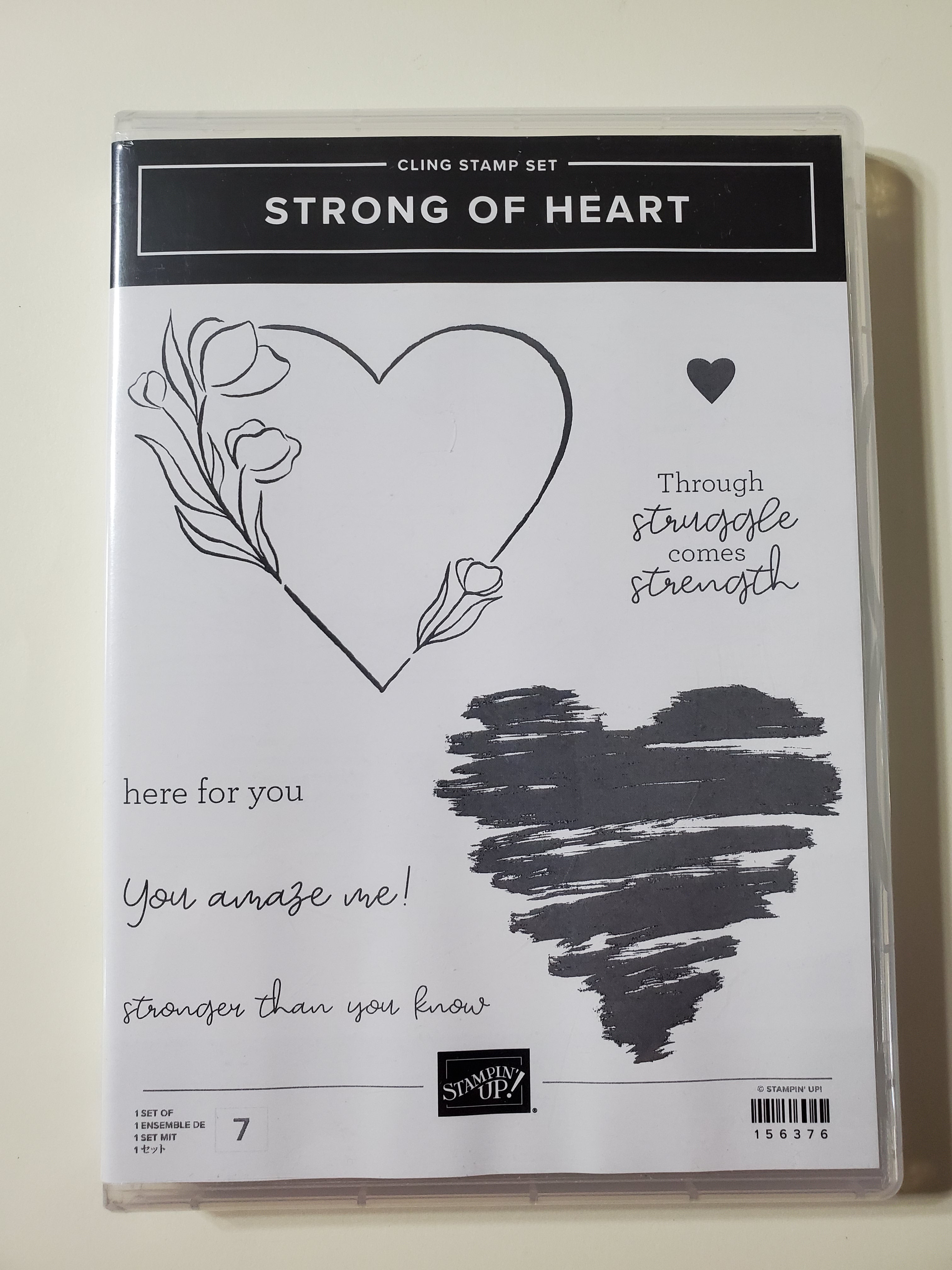 Stampin' UP! "Strong of Heart" Stamp Set – StampinCandy.com