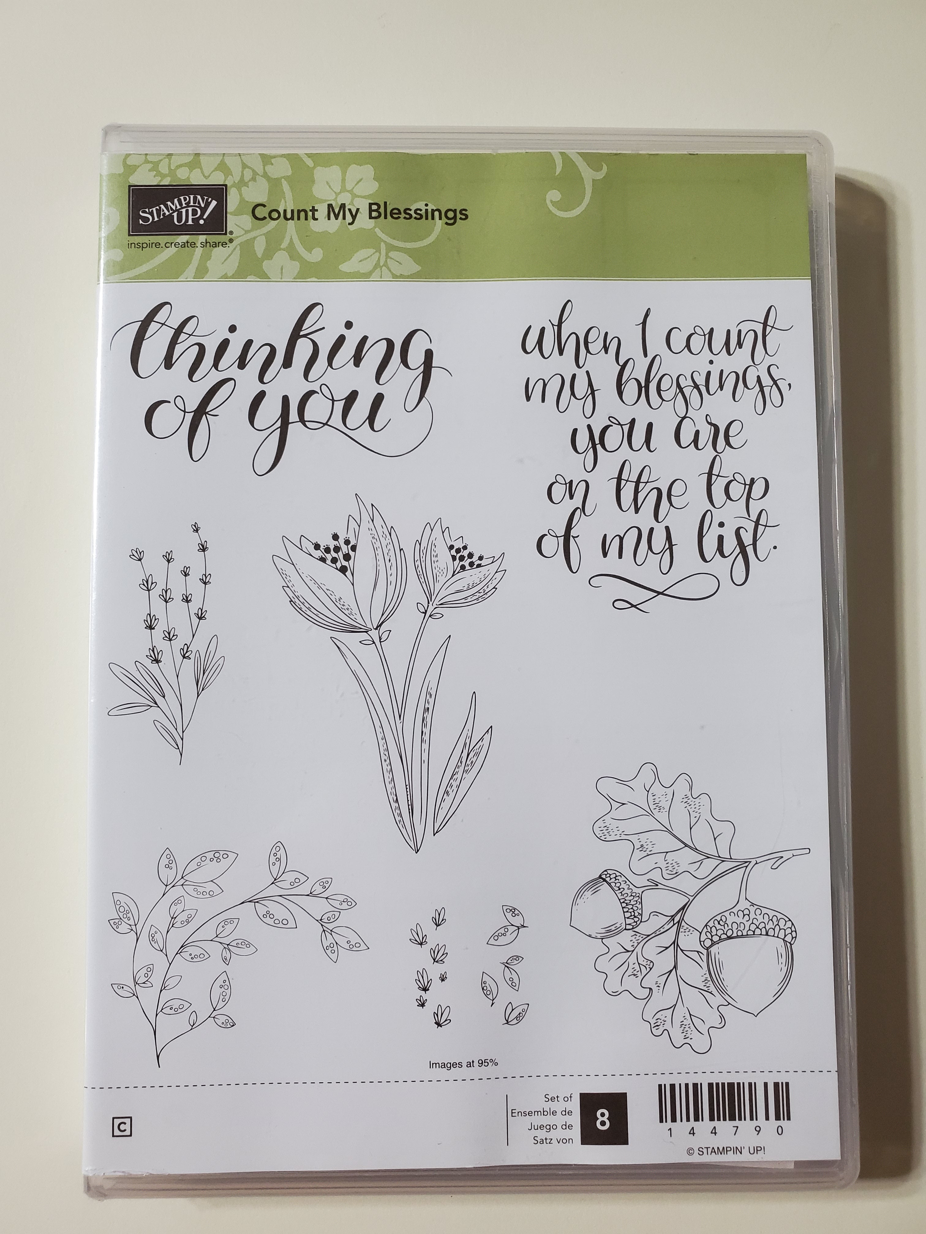 Stampin' UP! "Count My Blessings" Stamp Set – StampinCandy.com