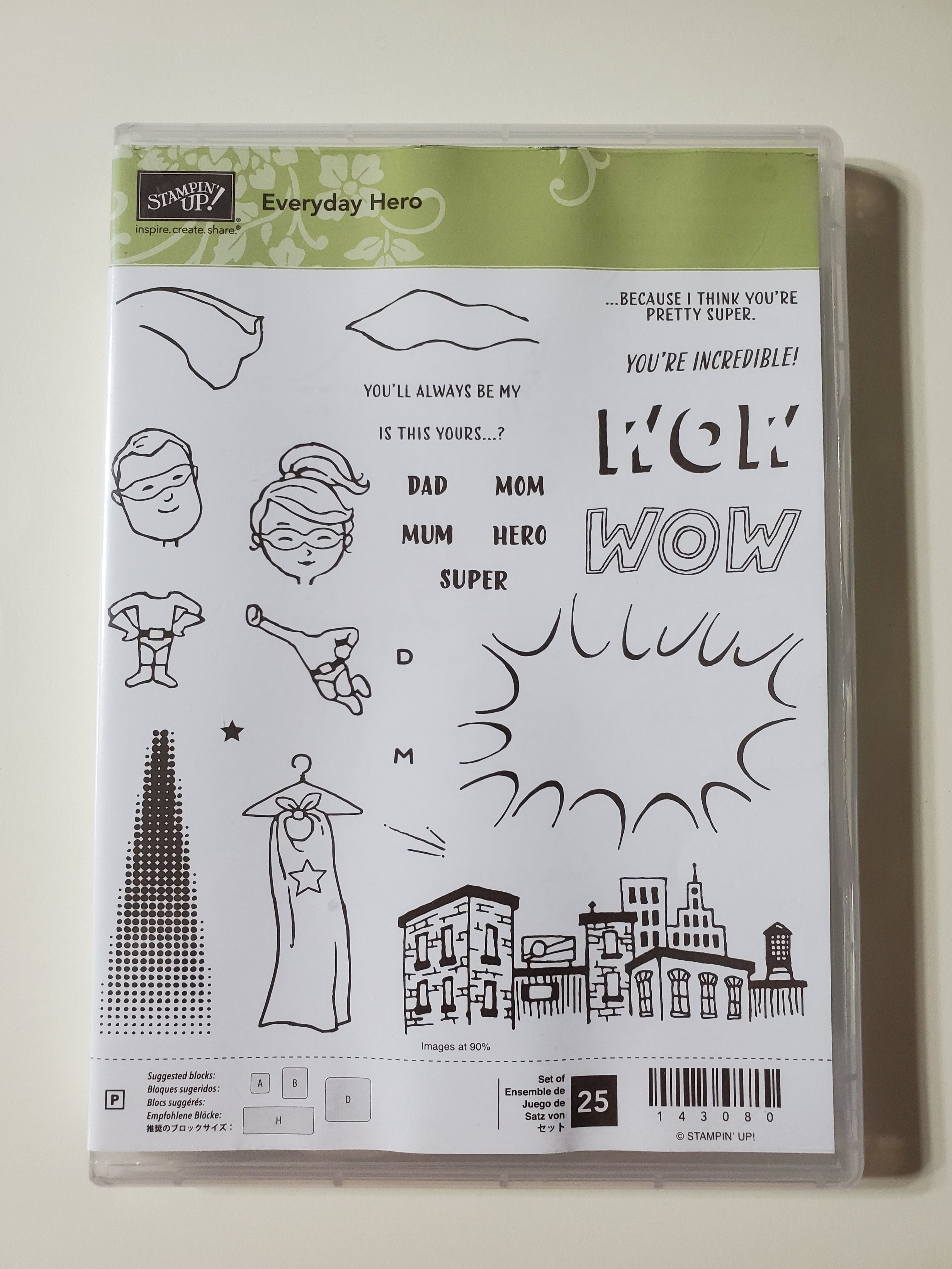 Stampin' UP! "Everyday Hero" Stamp Set – StampinCandy.com