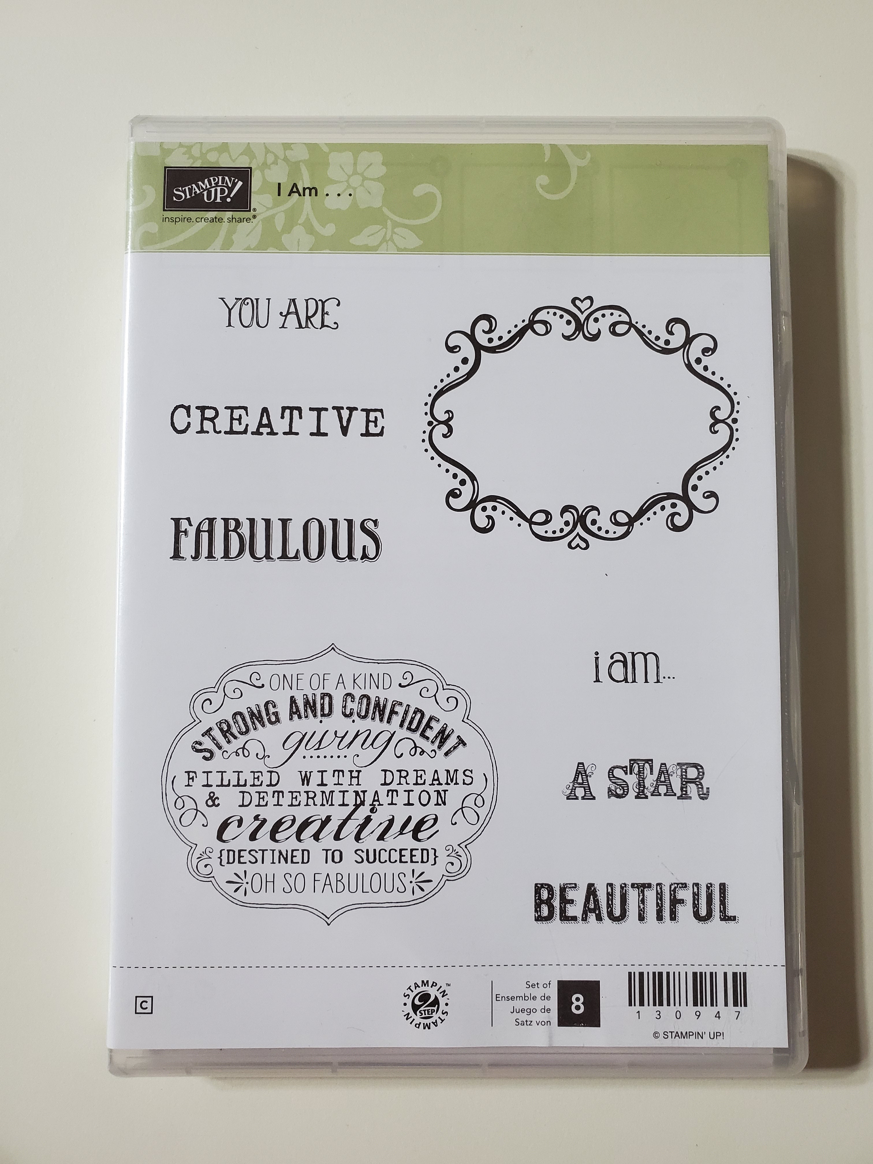 Stampin' UP! "I Am..." Stamp Set – StampinCandy.com
