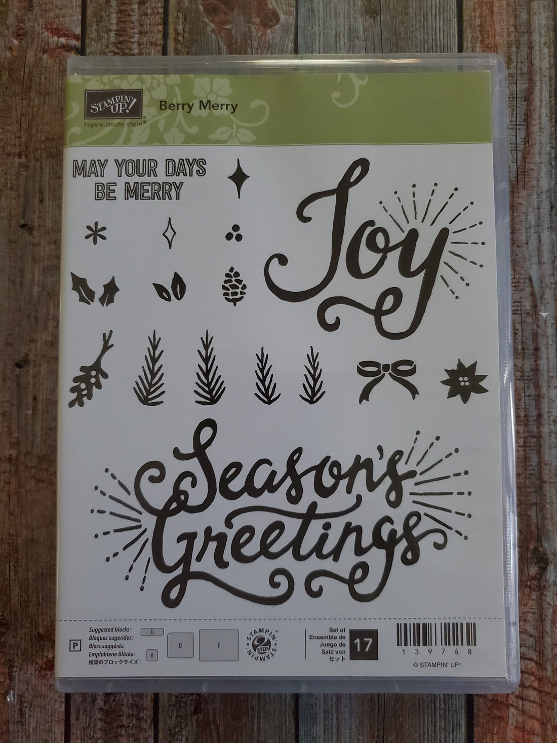 Stampin' UP! "Berry Merry" Stamp Set – StampinCandy.com