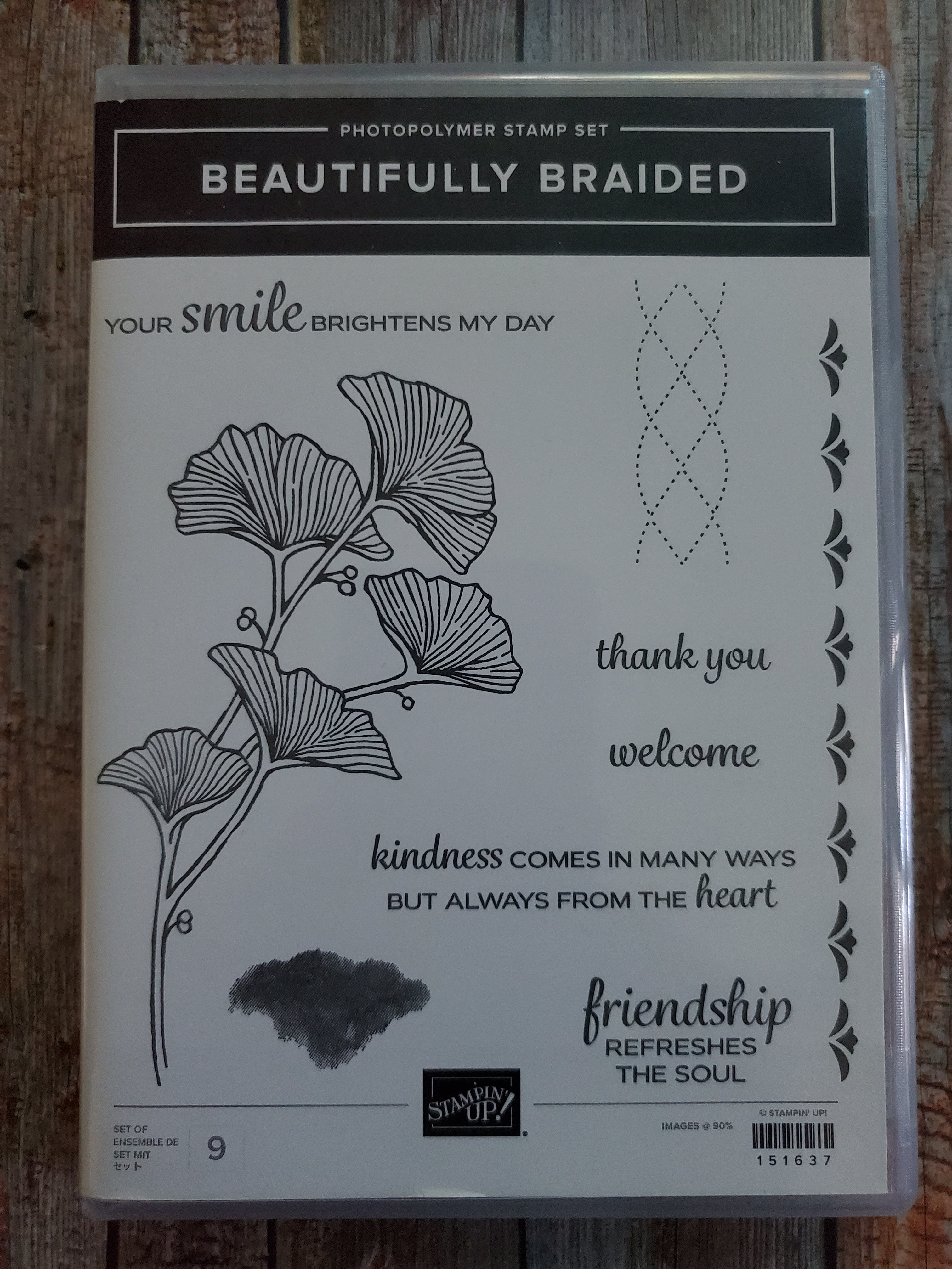 Stampin' UP! "Beautifully Braided" Stamp Set – StampinCandy.com