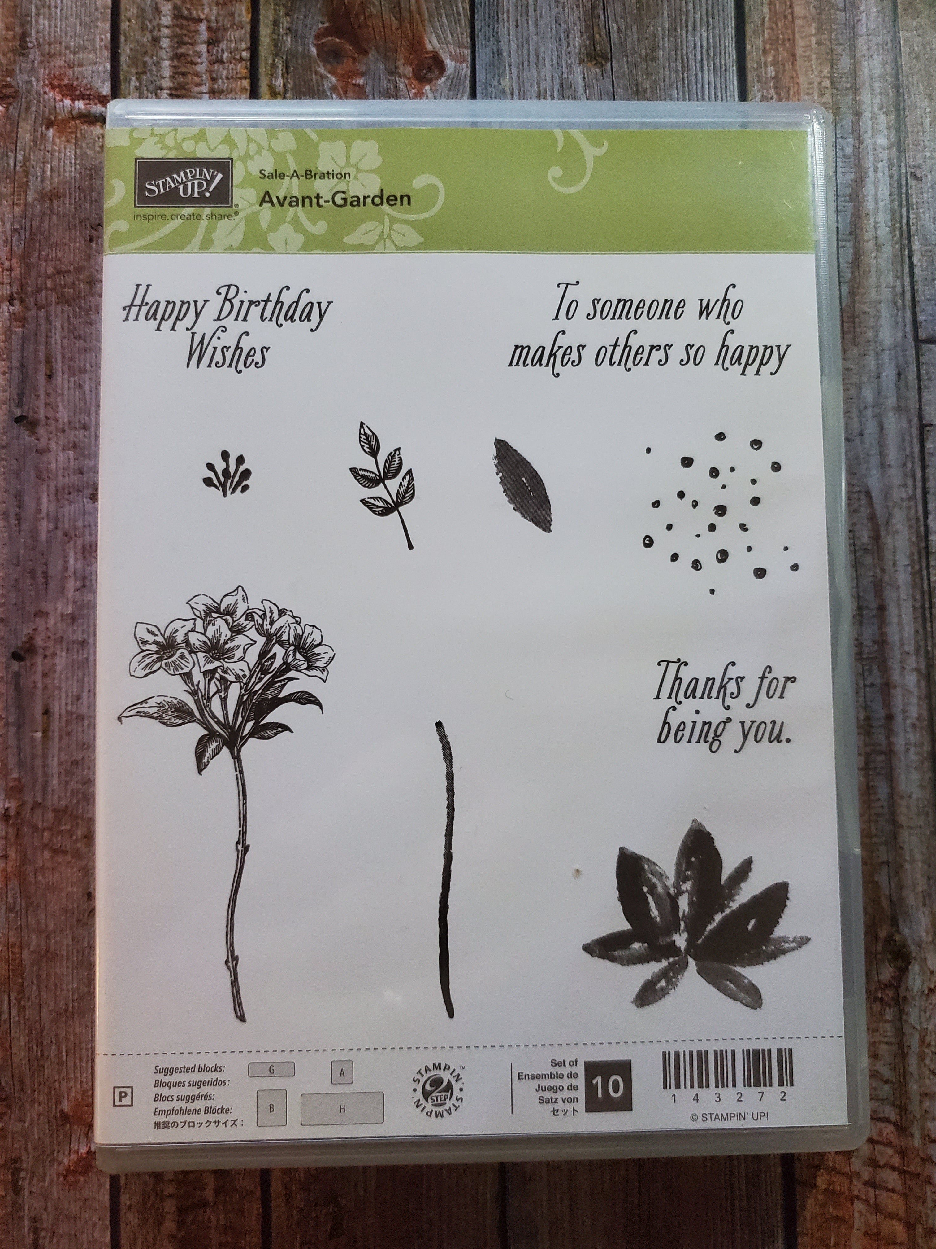 Stampin' UP! "Avant-Garden" Stamp Set – StampinCandy.com