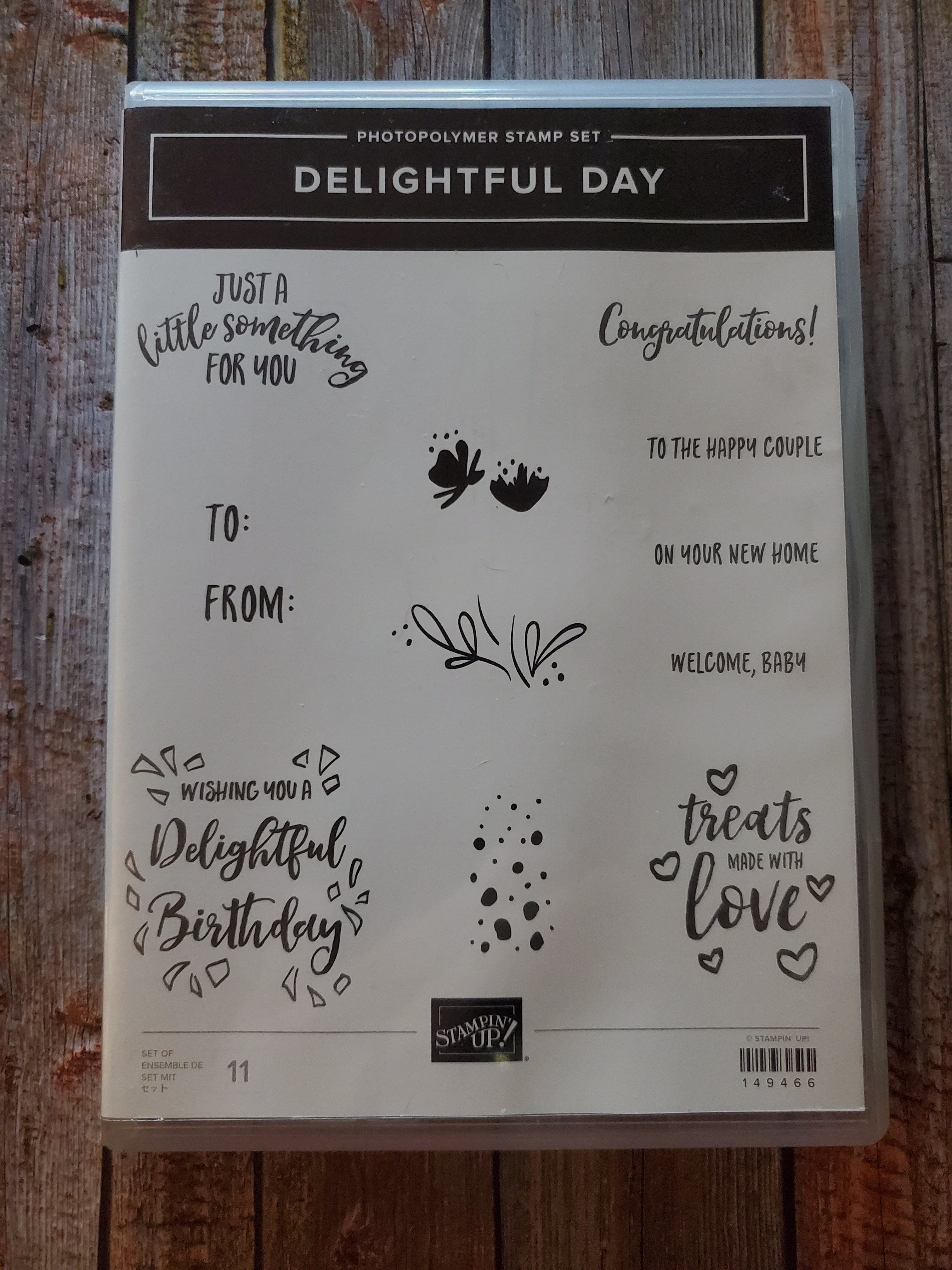 Stampin' UP! "Delightful Day" Stamp Set – Stamps and Stones