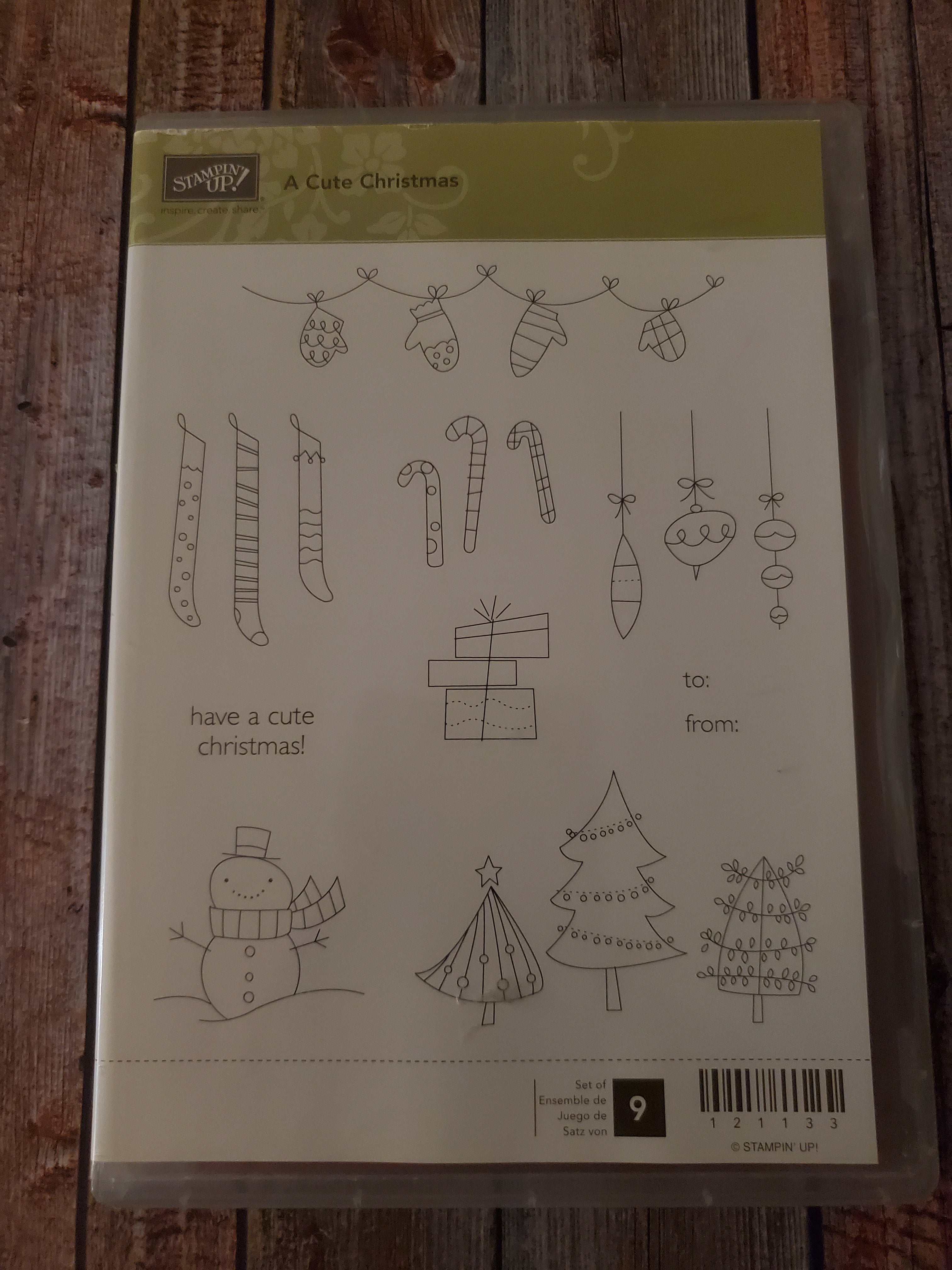 Stampin' UP! "A Cute Christmas" Stamp Set – StampinCandy.com