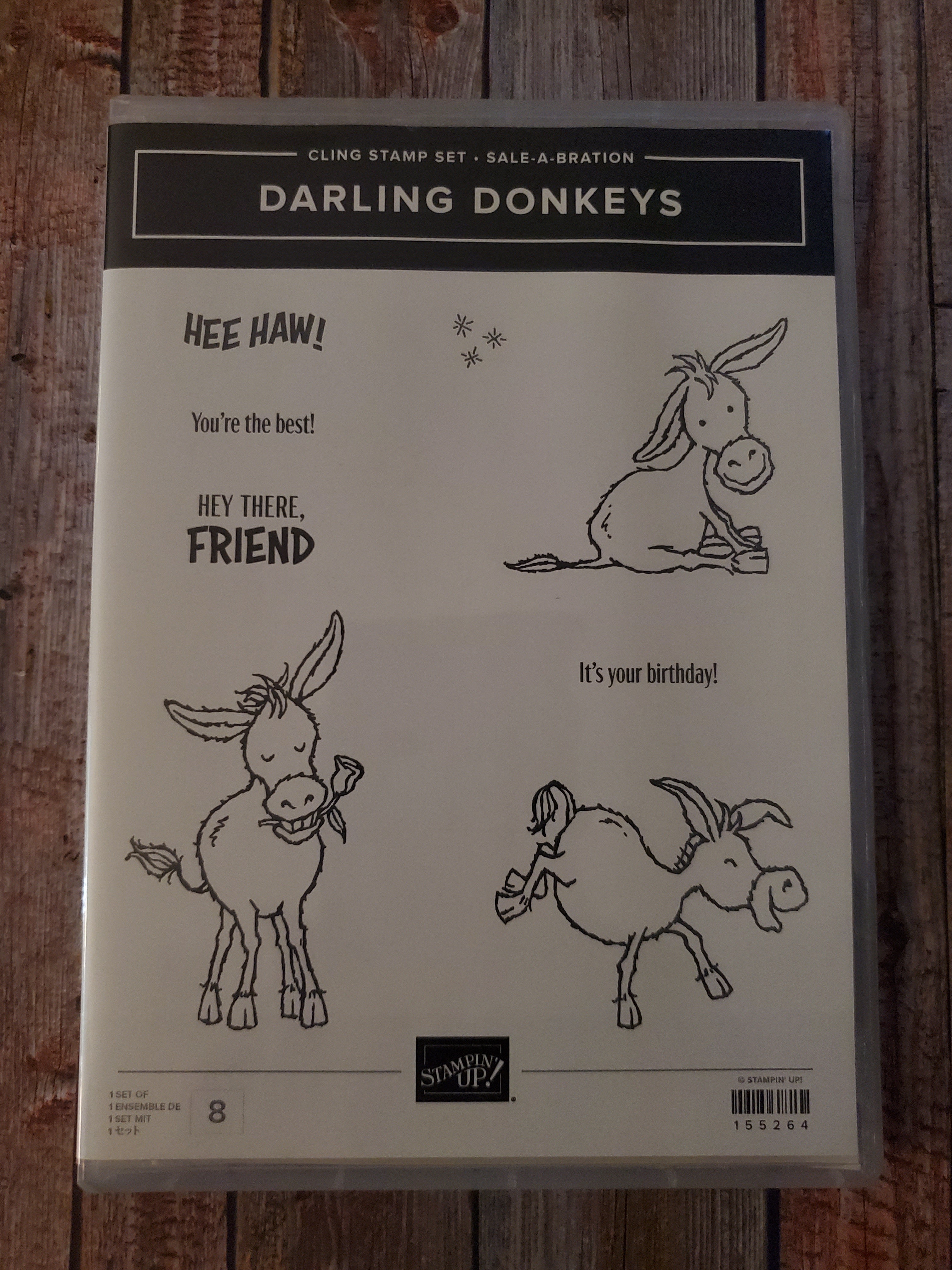 Stampin' UP! "Darling Donkeys" Stamp Set – StampinCandy.com