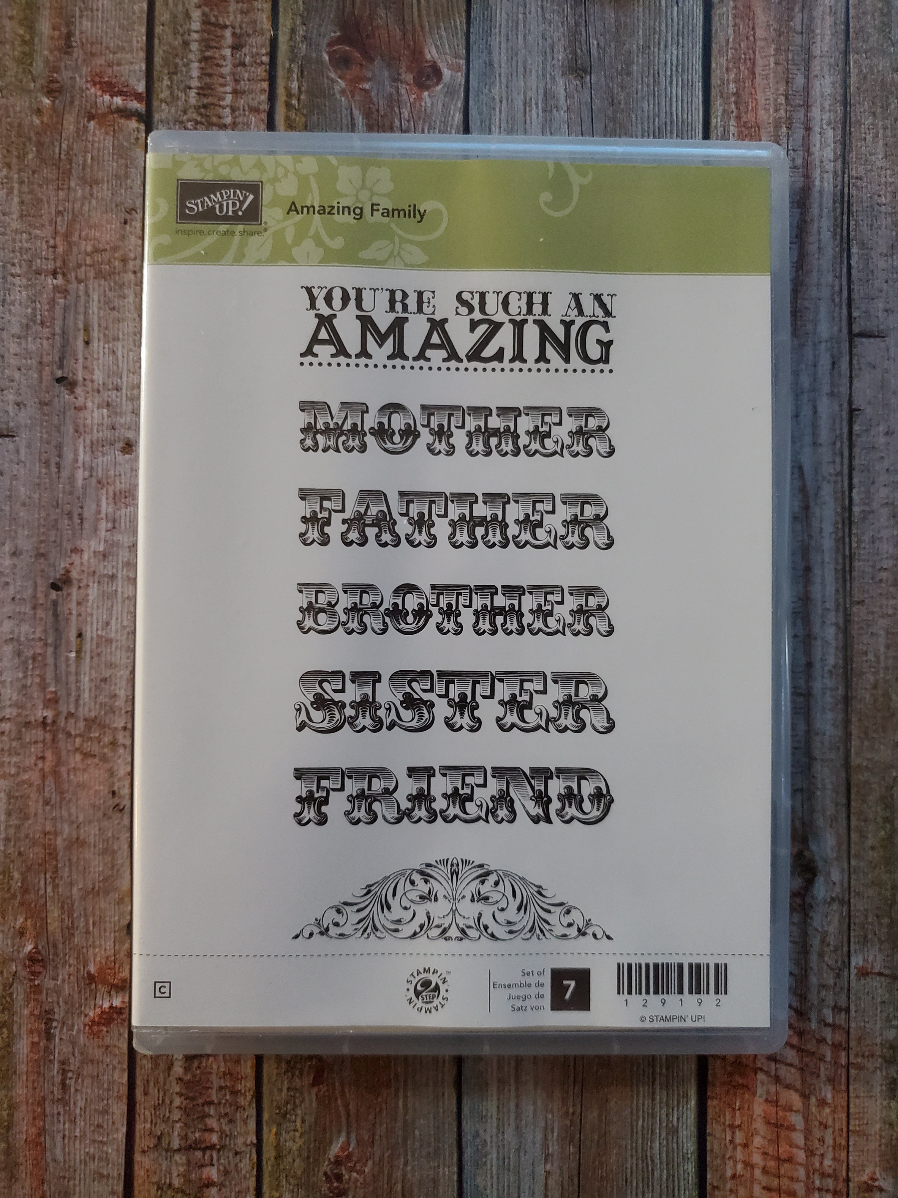 Stampin' UP! "Amazing Family" Stamp Set – StampinCandy.com