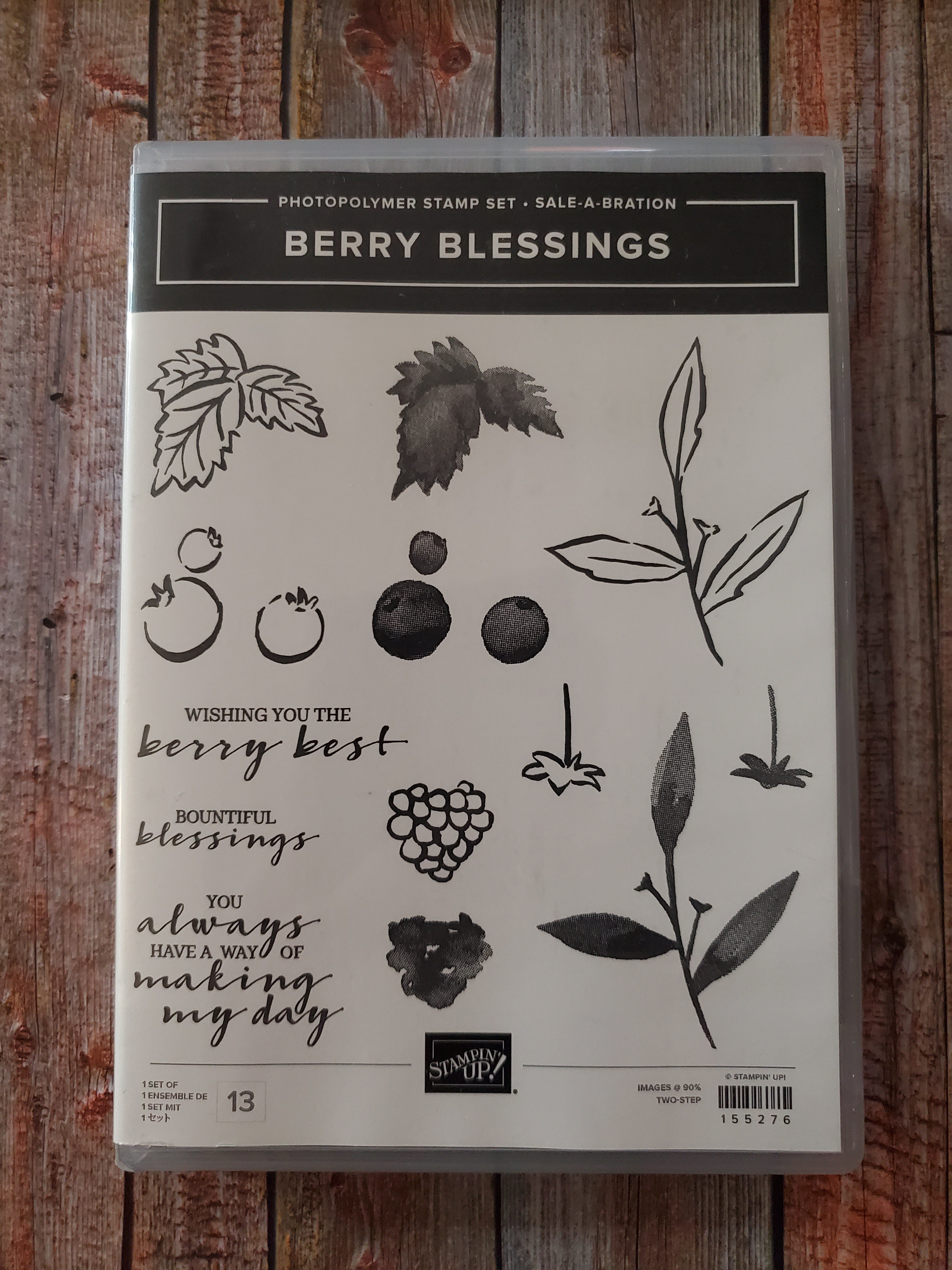 Stampin' UP! "Berry Blessings" Stamp Set – StampinCandy.com