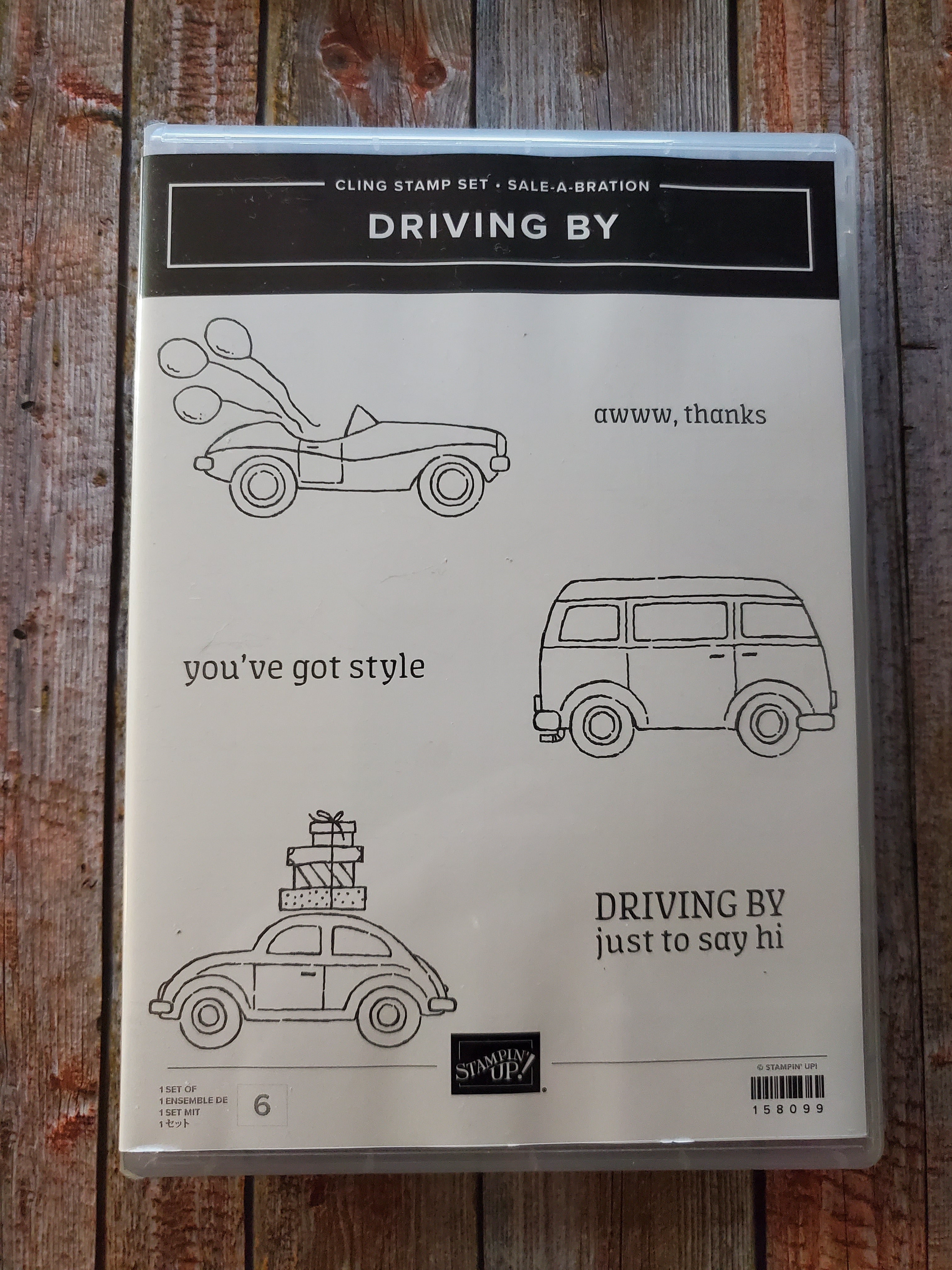 Stampin' UP! "Driving By" Stamp Set – StampinCandy.com