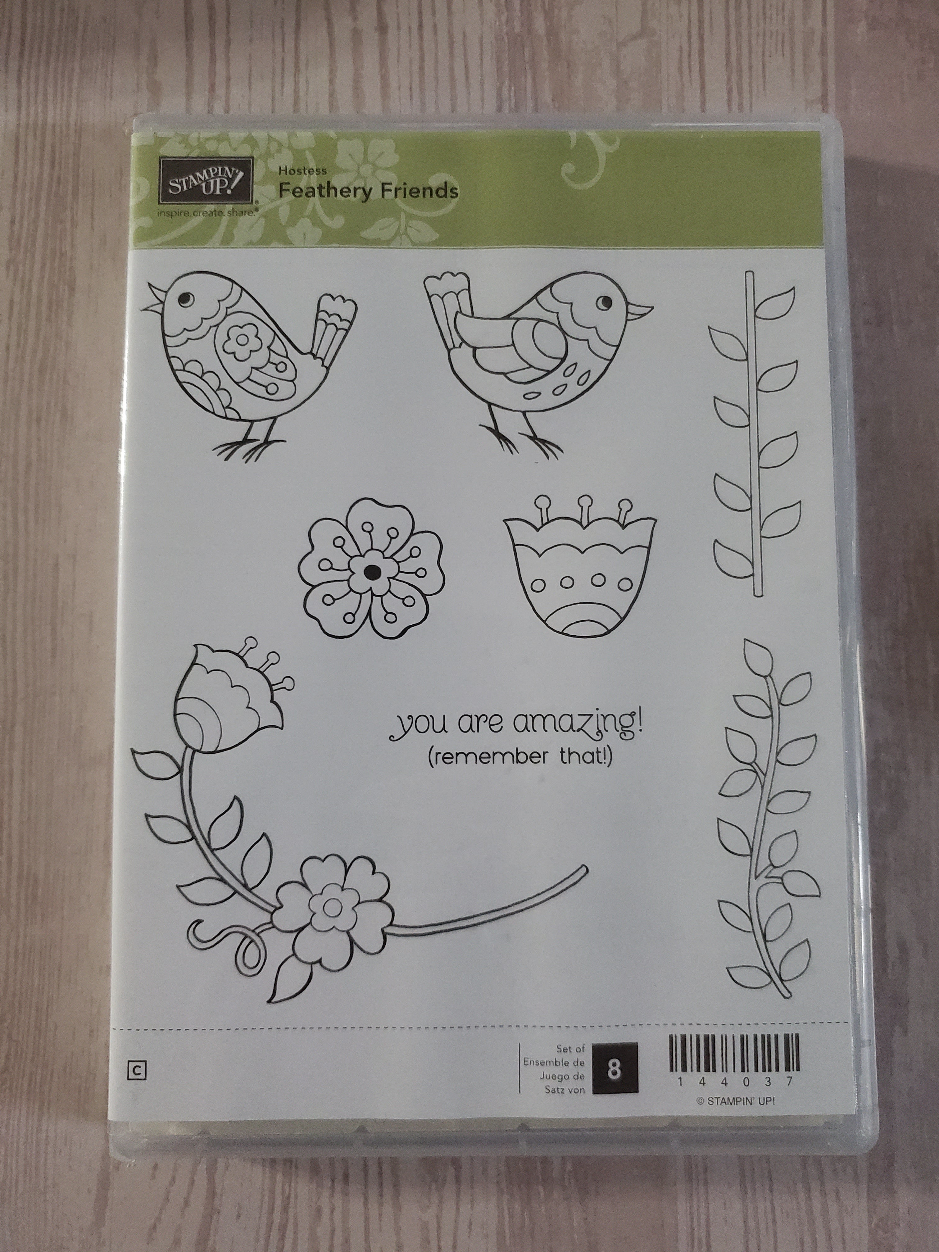Stampin' UP! "Feathery Friends" Stamp Set – StampinCandy.com