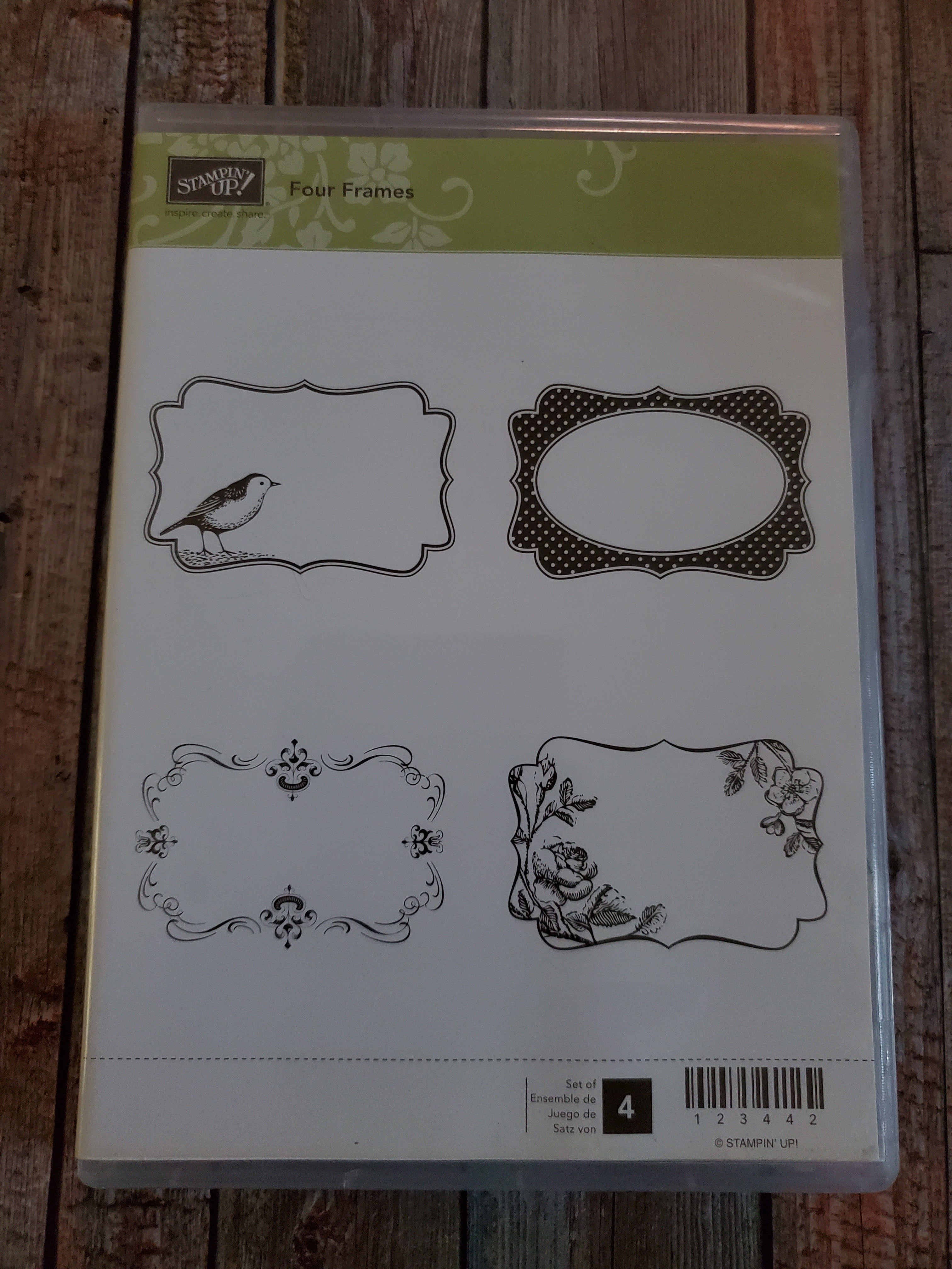 Stampin' UP! "Four Frames" Stamp Set – StampinCandy.com
