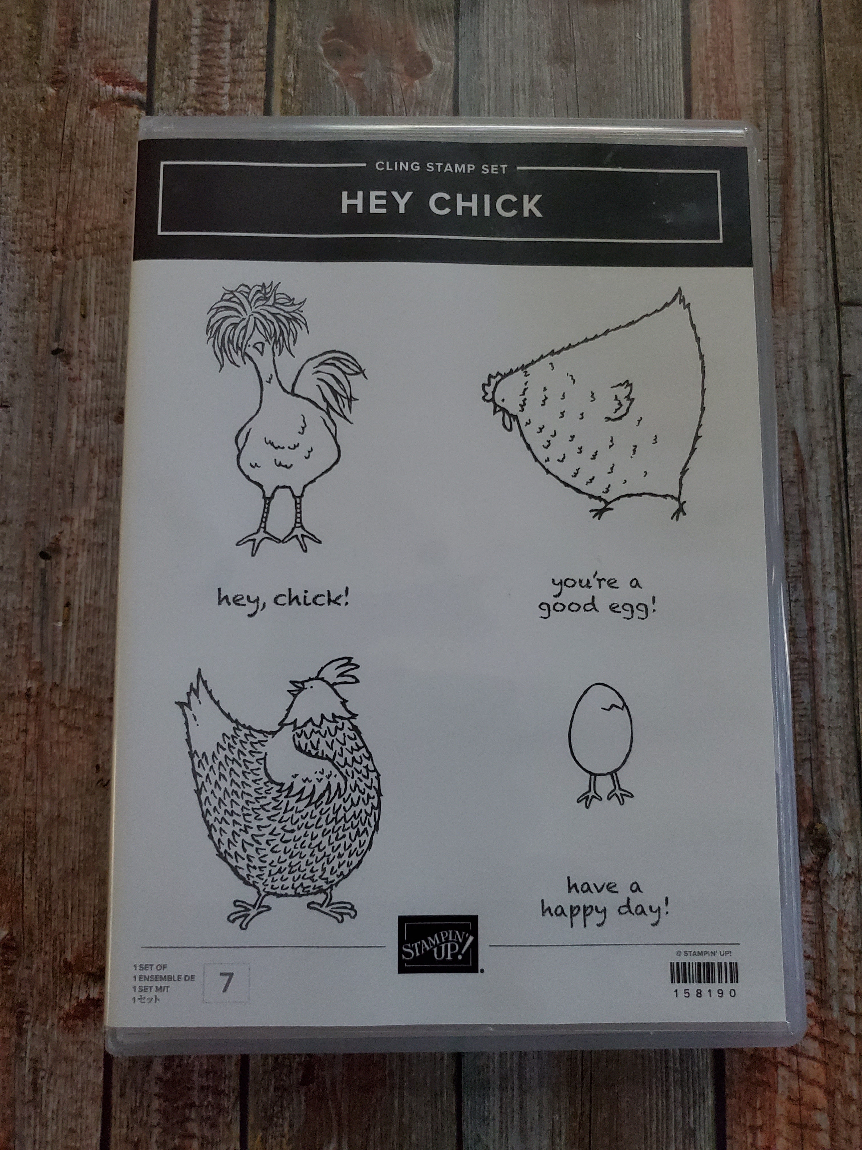 Stampin' UP! "Hey Chick" Stamp Set with "Chick" Dies – StampinCandy.com
