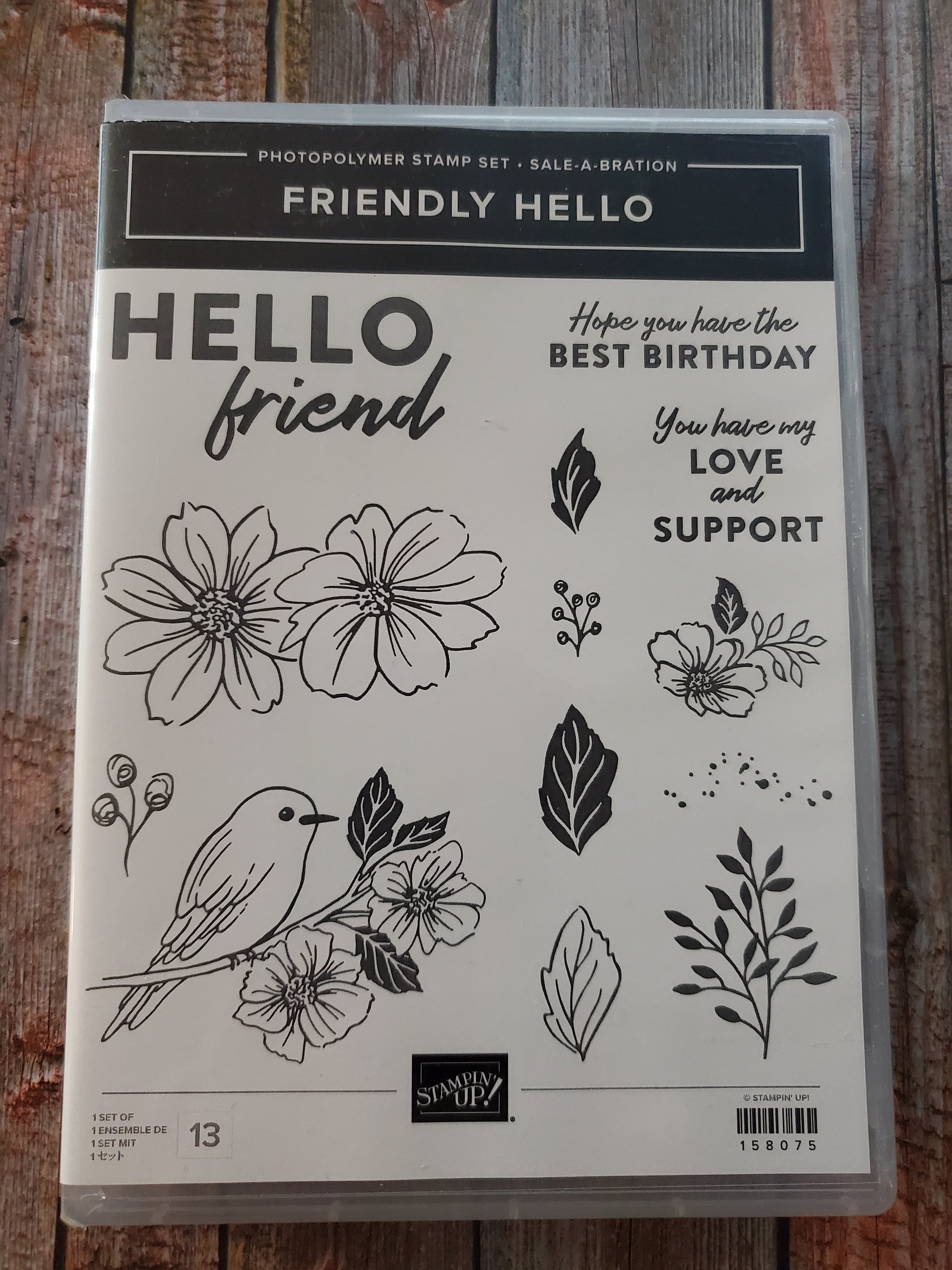 Stampin' UP! "Friendly Hello" Stamp Set – StampinCandy.com