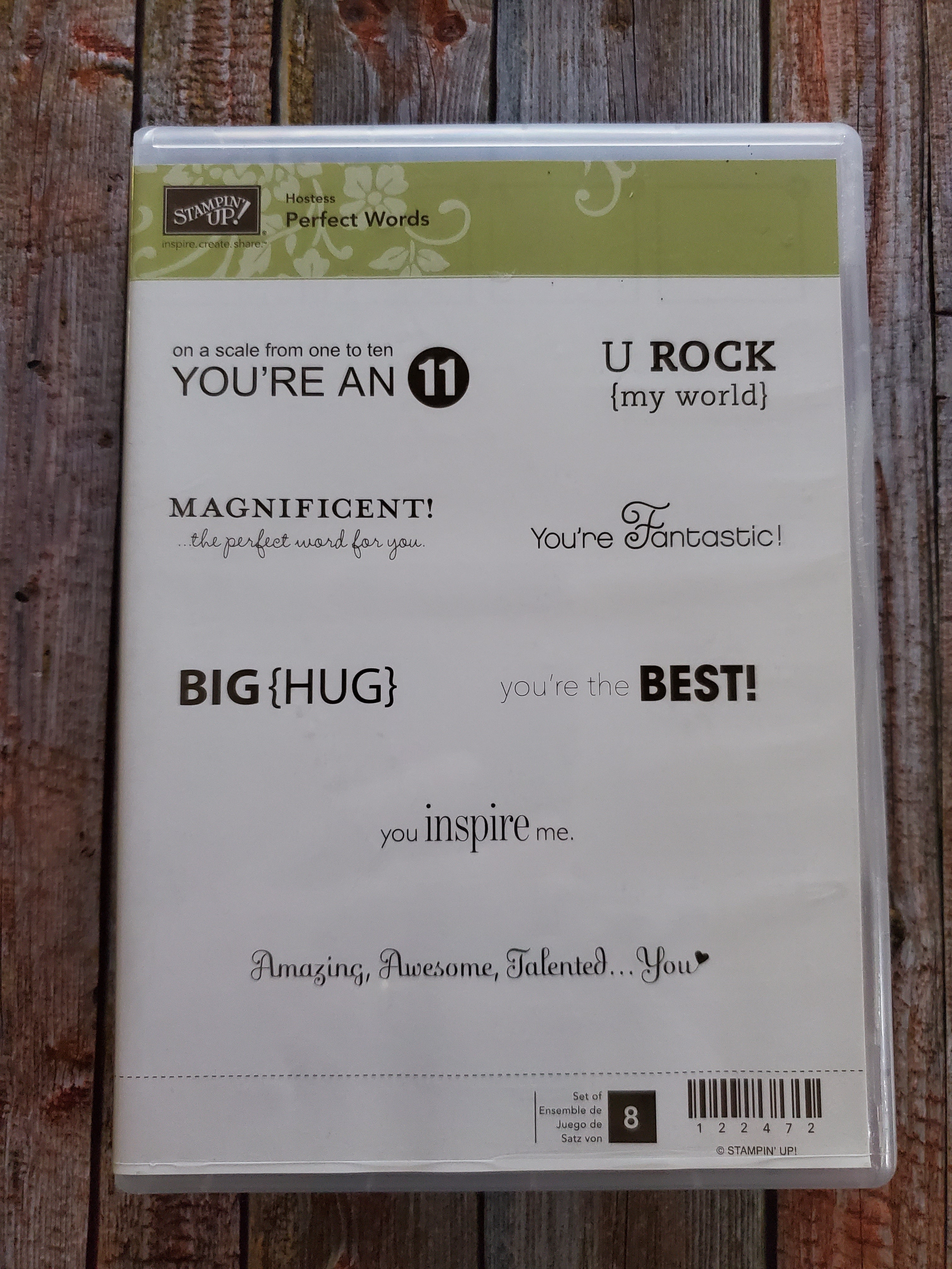 Stampin' UP! "Perfect Words" Stamp Set – StampinCandy.com