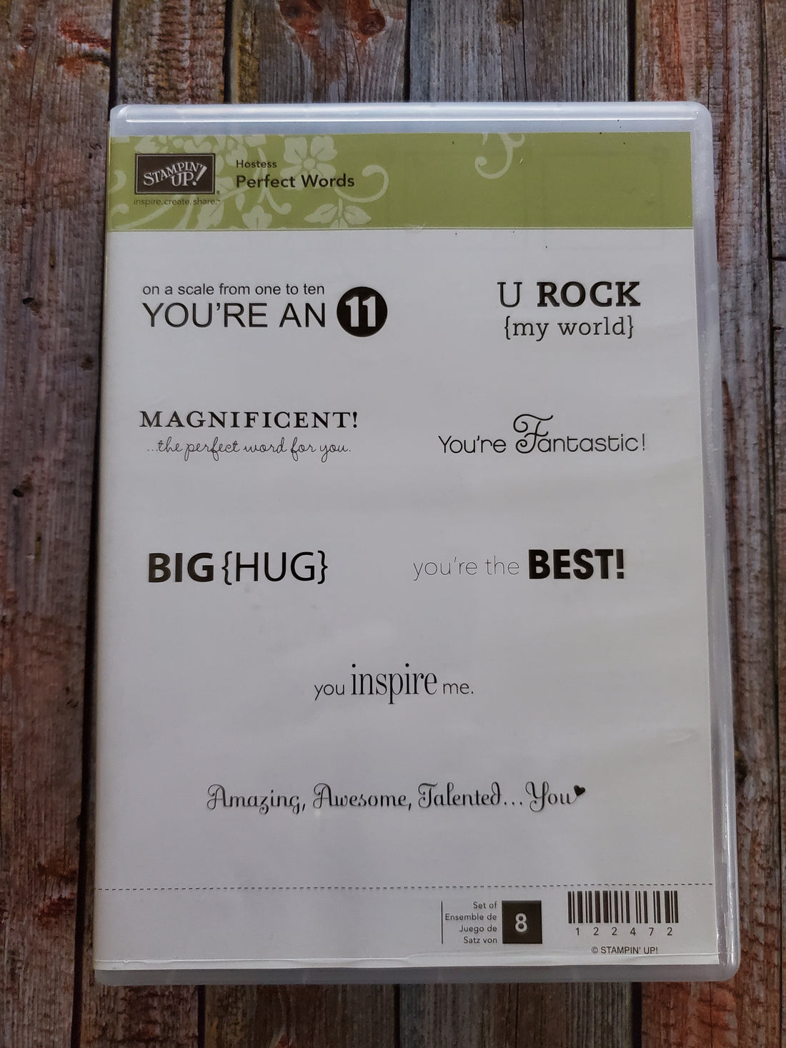 Stampin' UP! "Perfect Words" Stamp Set – StampinCandy.com