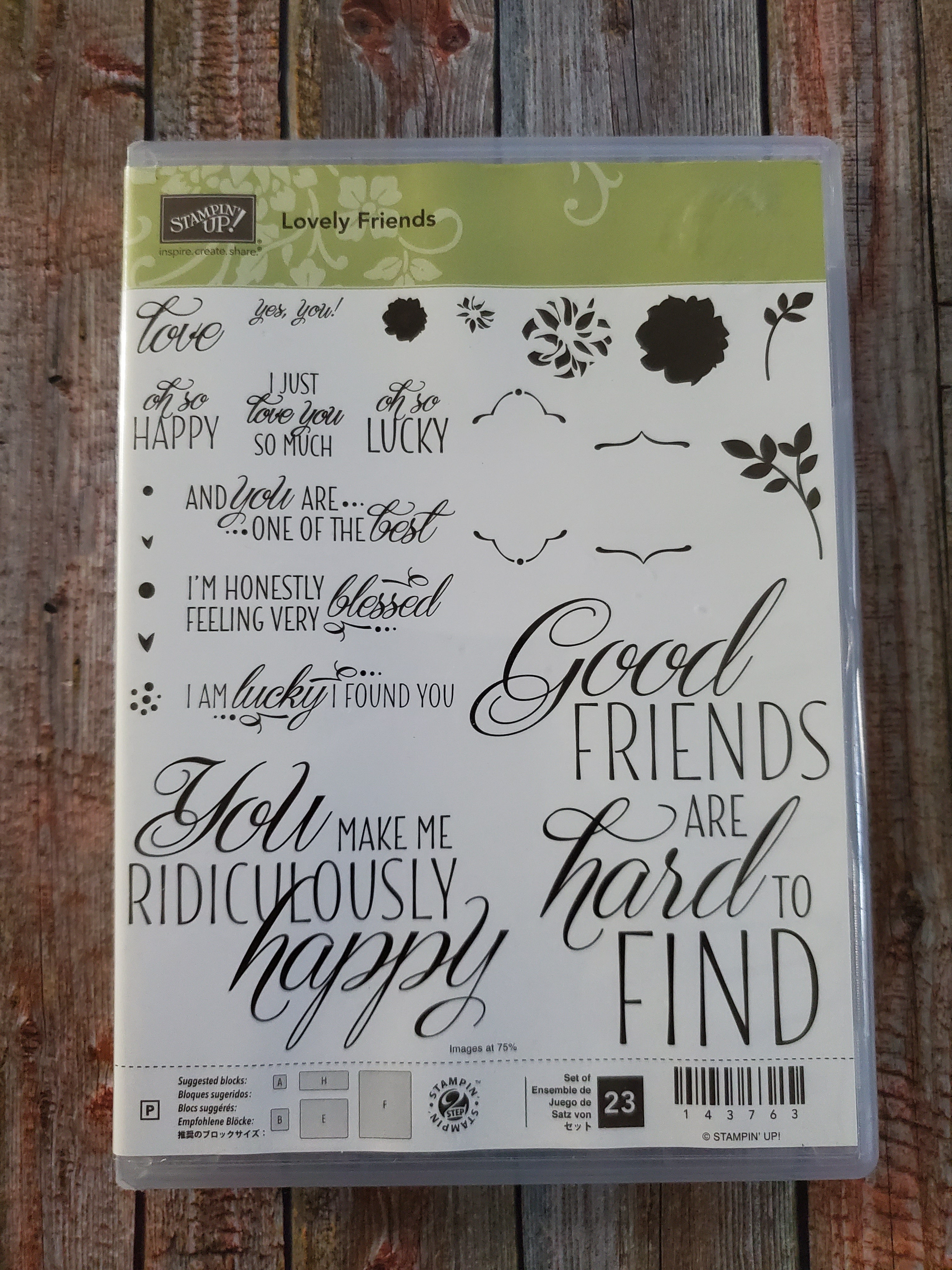 Stampin' UP! "Lovely Friends" Stamp Set – StampinCandy.com
