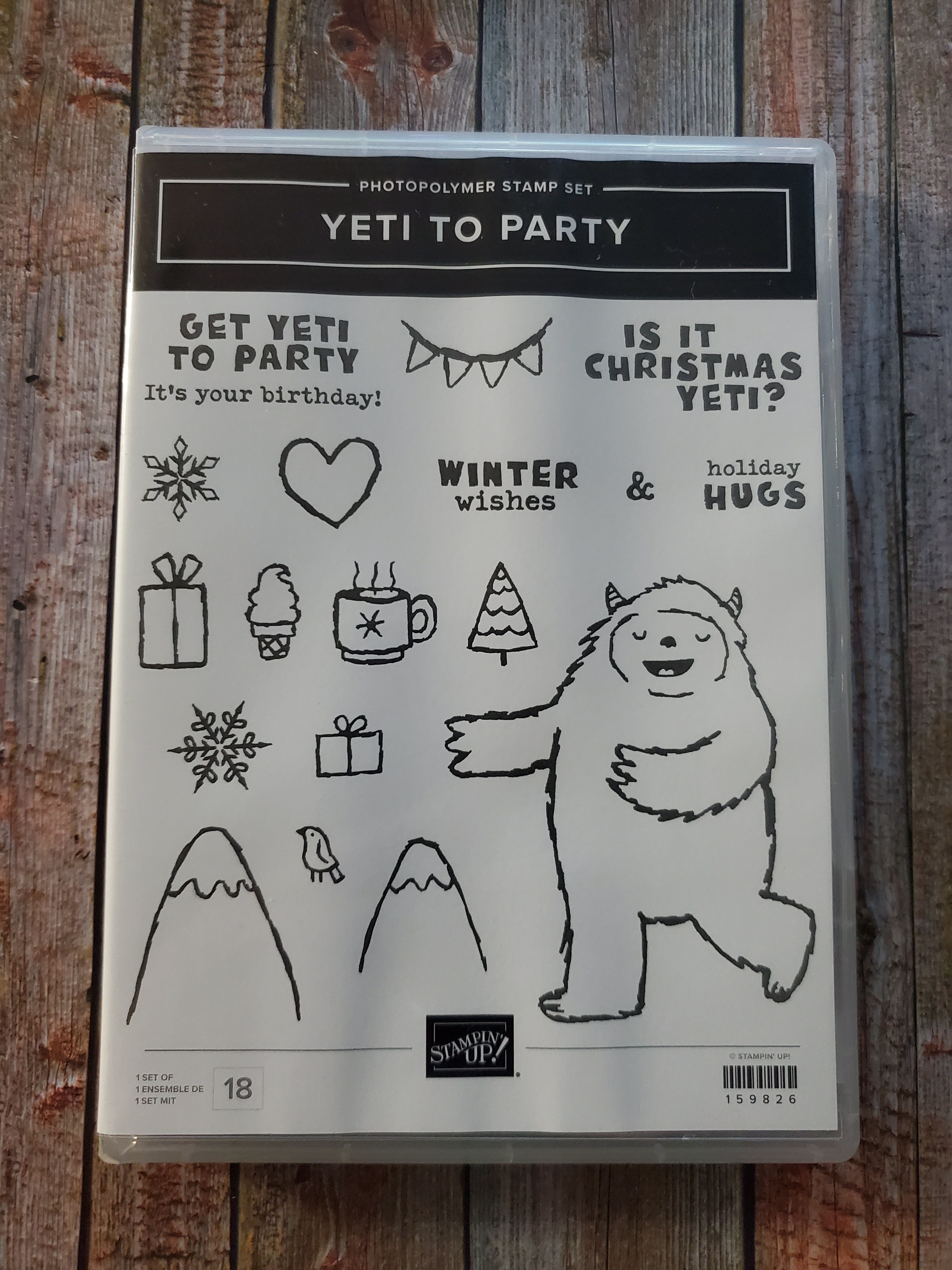 Stampin' UP! "Yeti to Party" Stamp Set with "Yeti" Dies – StampinCandy.com