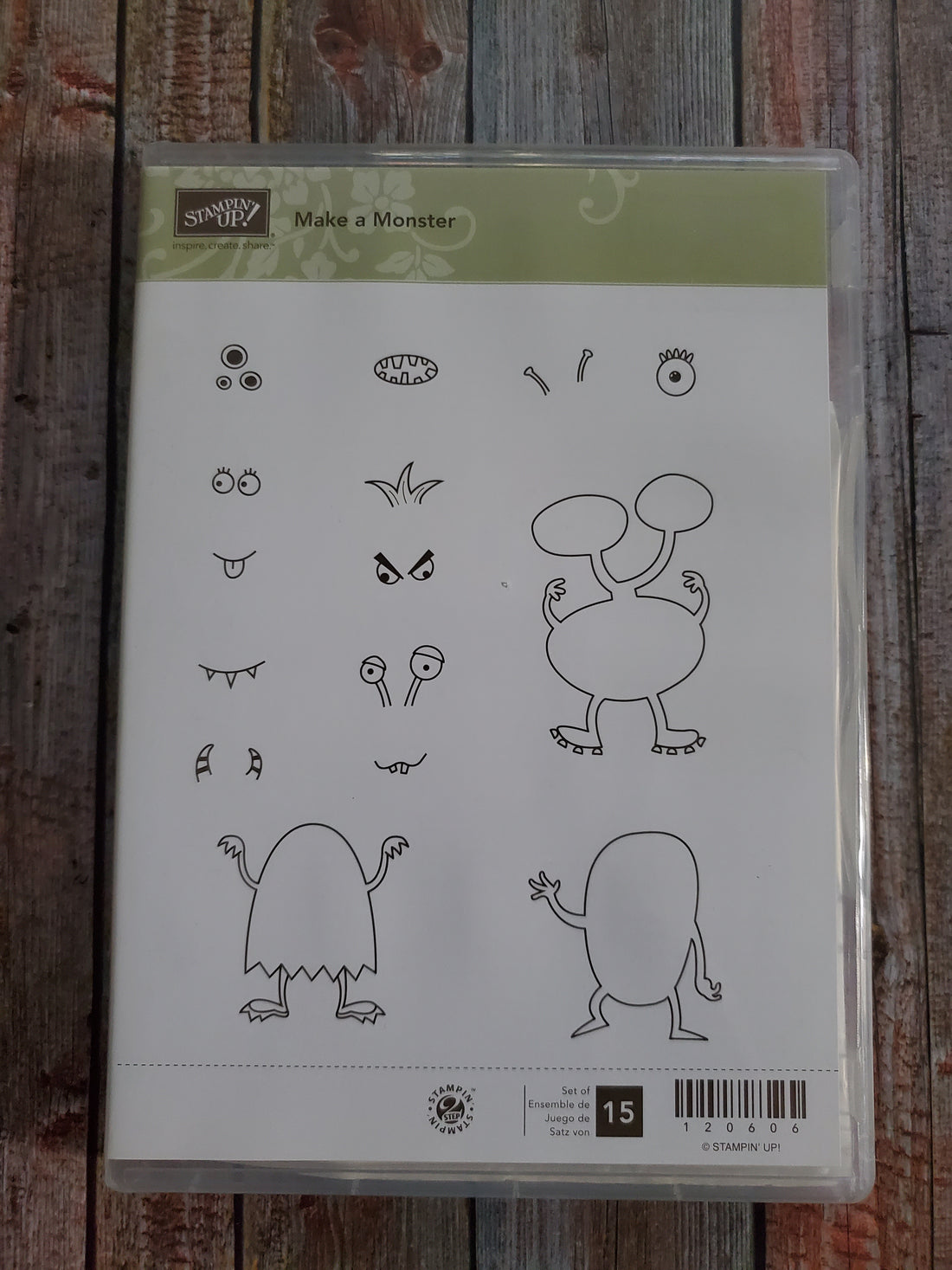 Stampin' UP! "Make a Monster" Stamp Set – StampinCandy.com