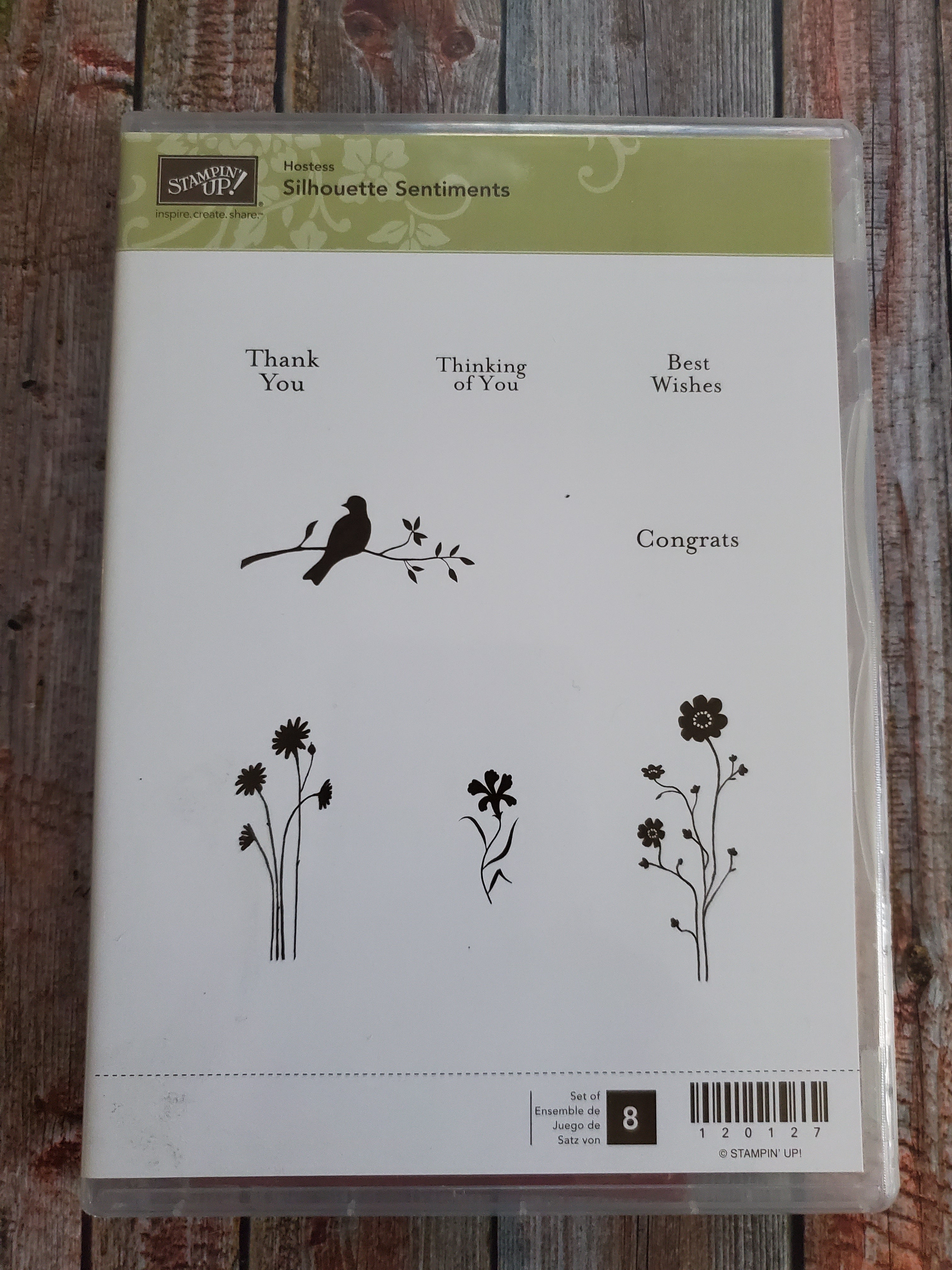 Stampin' UP! "Silhouette Sentiments" Stamp Set – StampinCandy.com