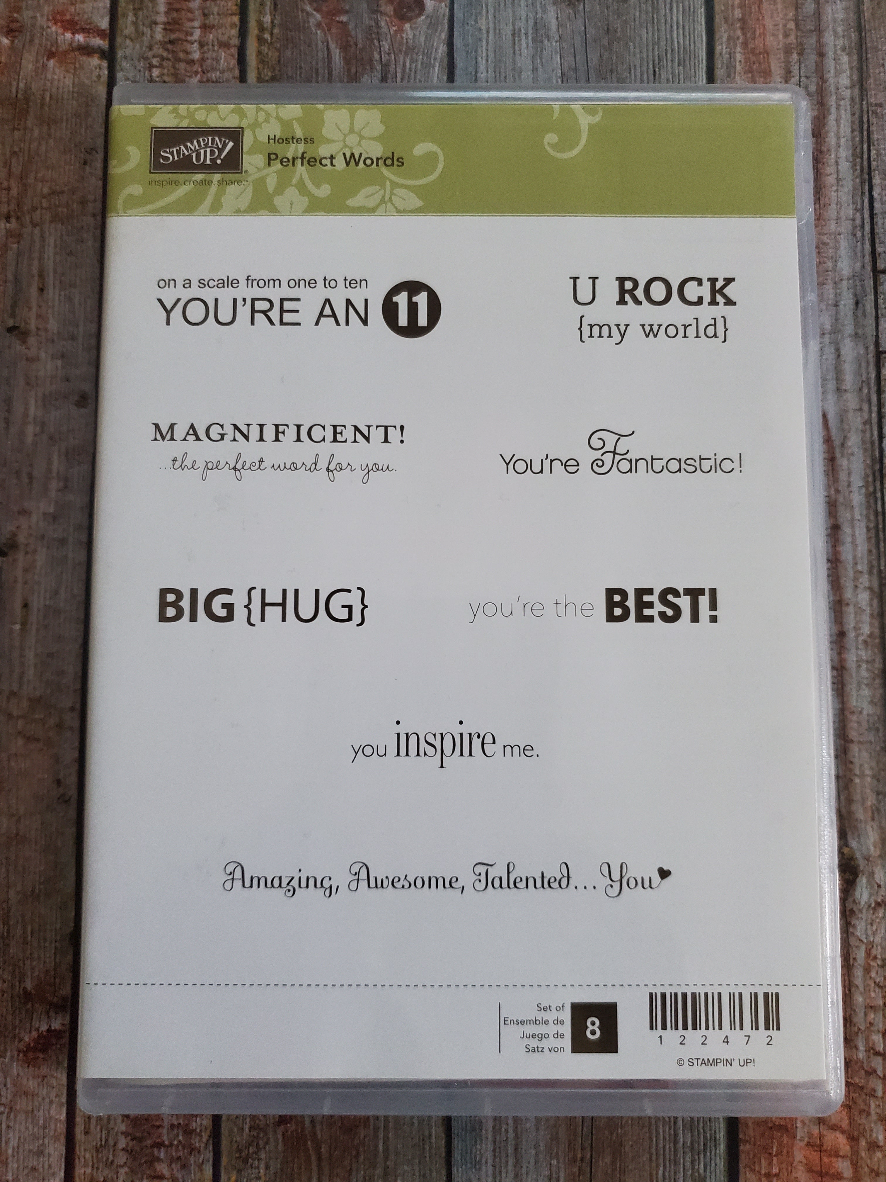 Stampin' UP! "Perfect Words" Stamp Set – StampinCandy.com