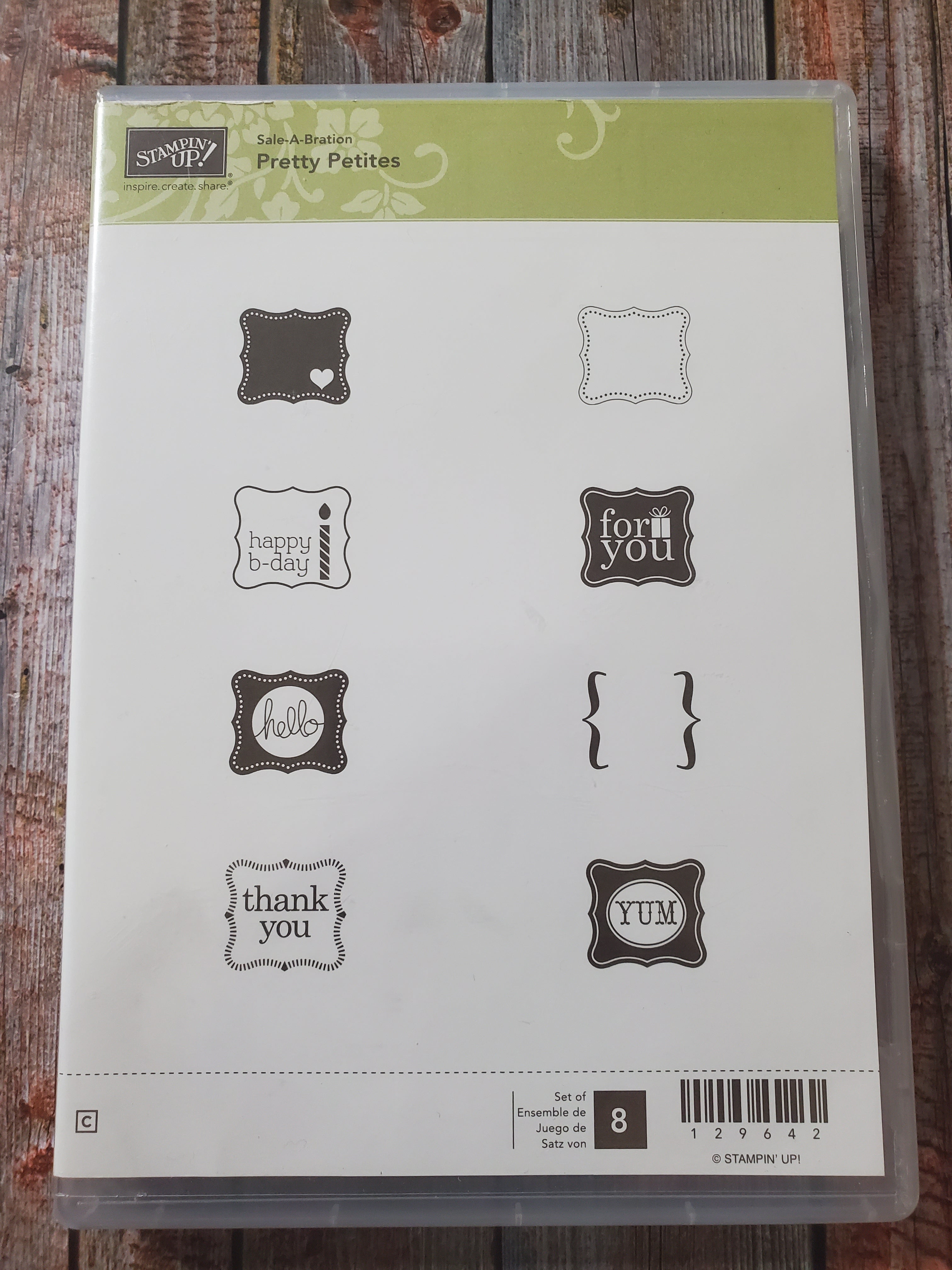 Stampin' UP! "Pretty Petites" Stamp Set – StampinCandy.com