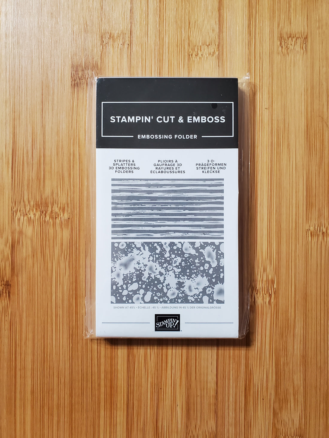 Stampin' UP! - Stripes & Splatters 3D Embossing Folder – StampinCandy.com