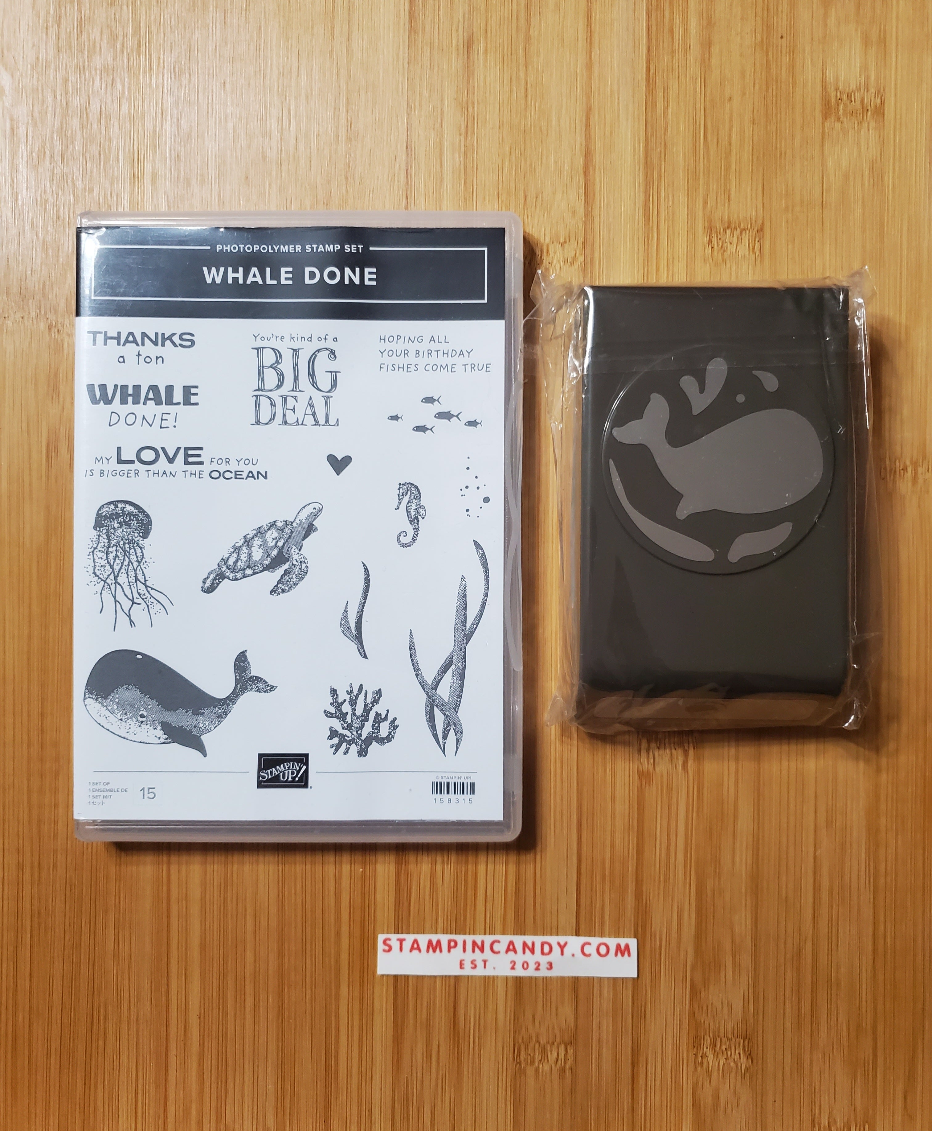 Stampin' UP! "Whale Done" Stamp Set with "Whale" Punch – StampinCandy.com