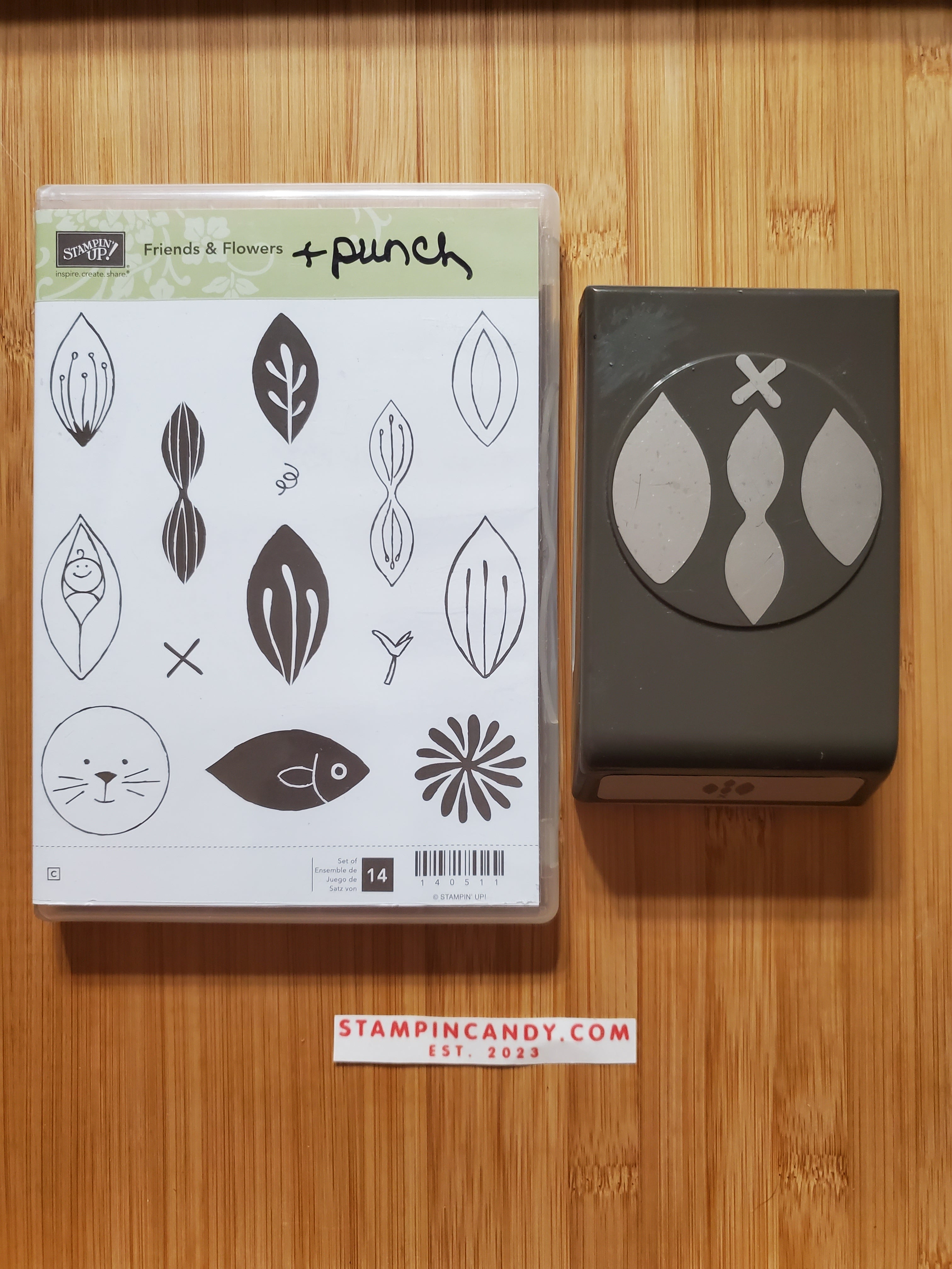 Stampin' UP! "Friends & Flowers" Stamp Set with "Festive Flower" Punch ...