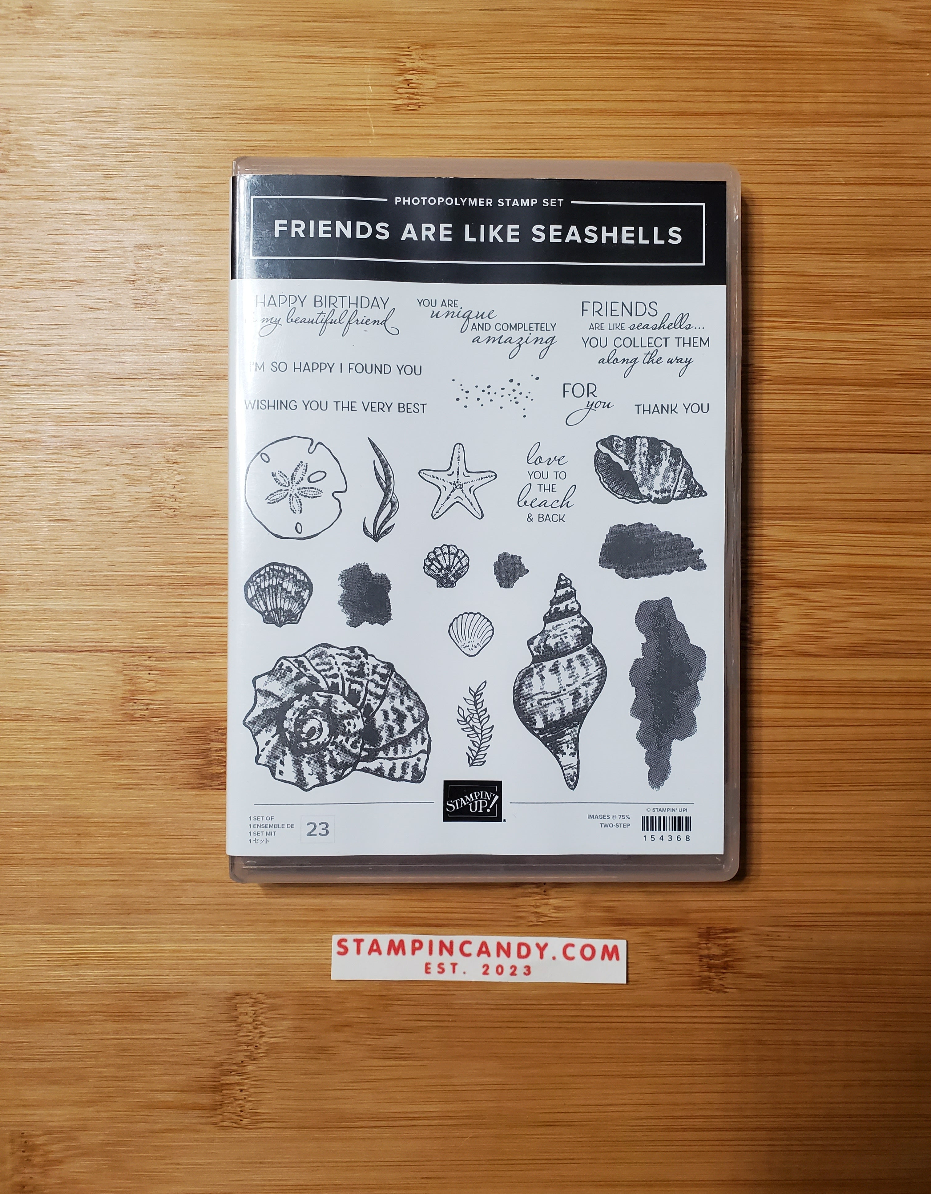 Stampin' UP! "Friends are Like Seashells" Stamp Set with Coordinating ...