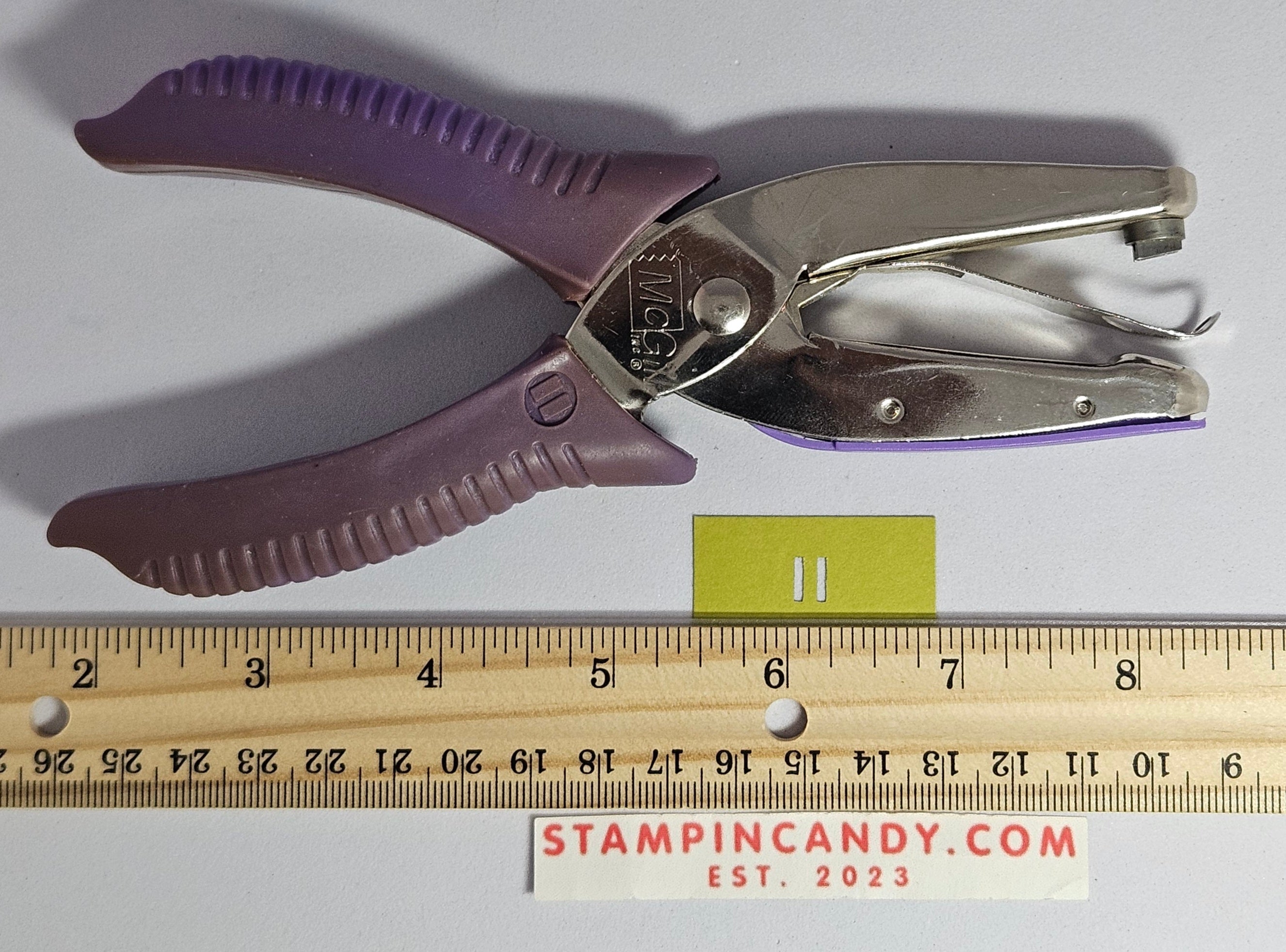Double Bar (2" Reach - Ribbon Stitch) - Hand-Grip Punch – StampinCandy.com