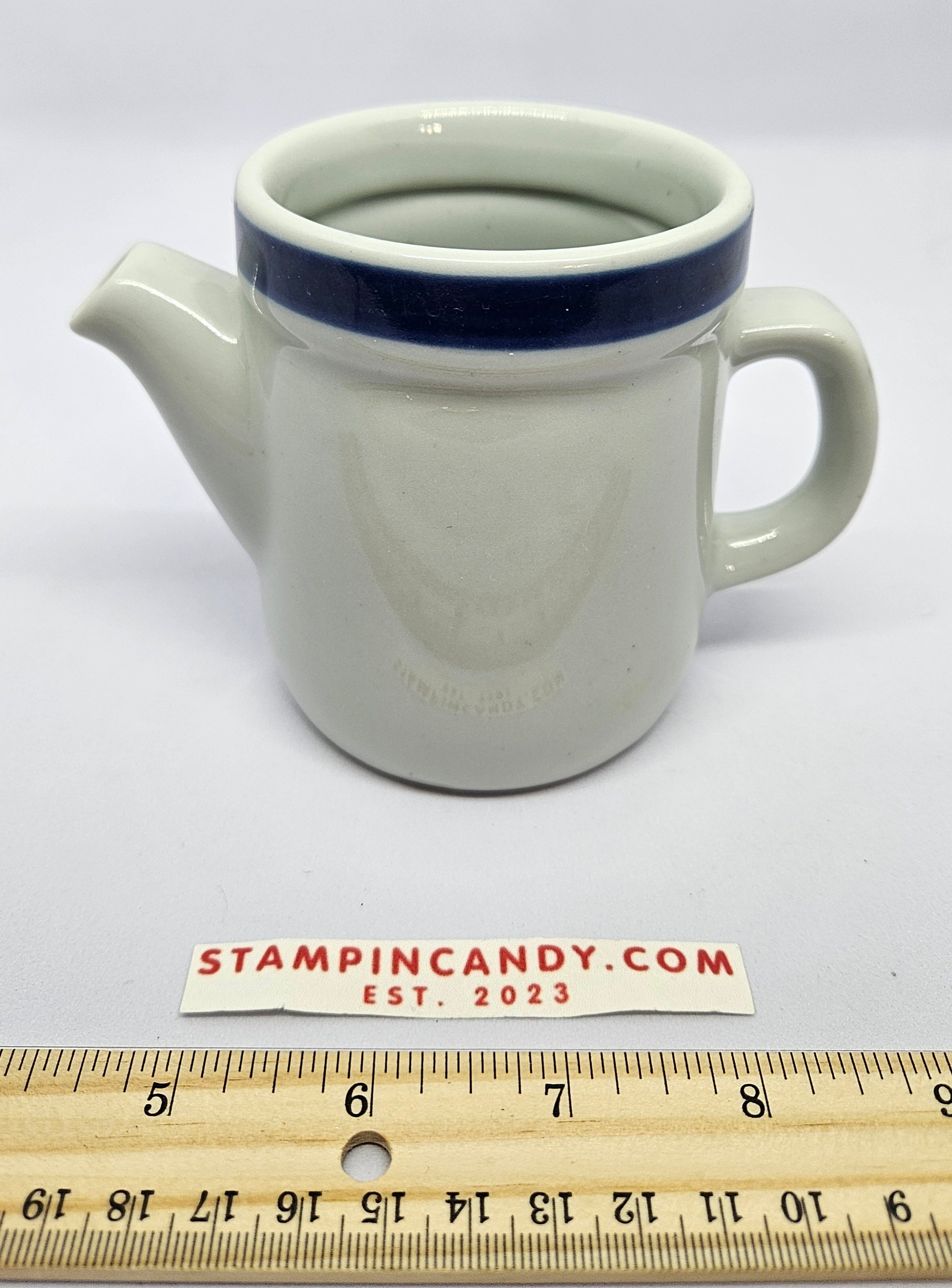 Blue Monterrey Stoneware Creamer Pitcher – StampinCandy.com