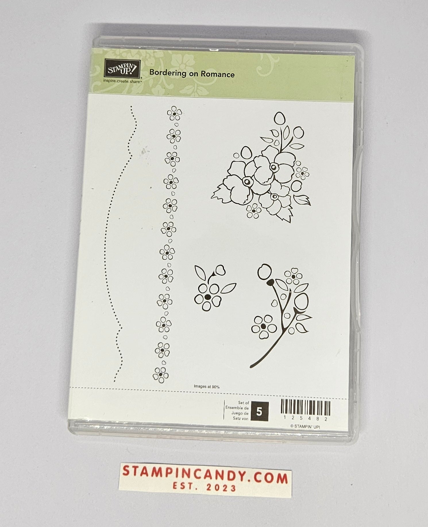 Stampin' UP! "Bordering on Romance'" Stamp Set – StampinCandy.com
