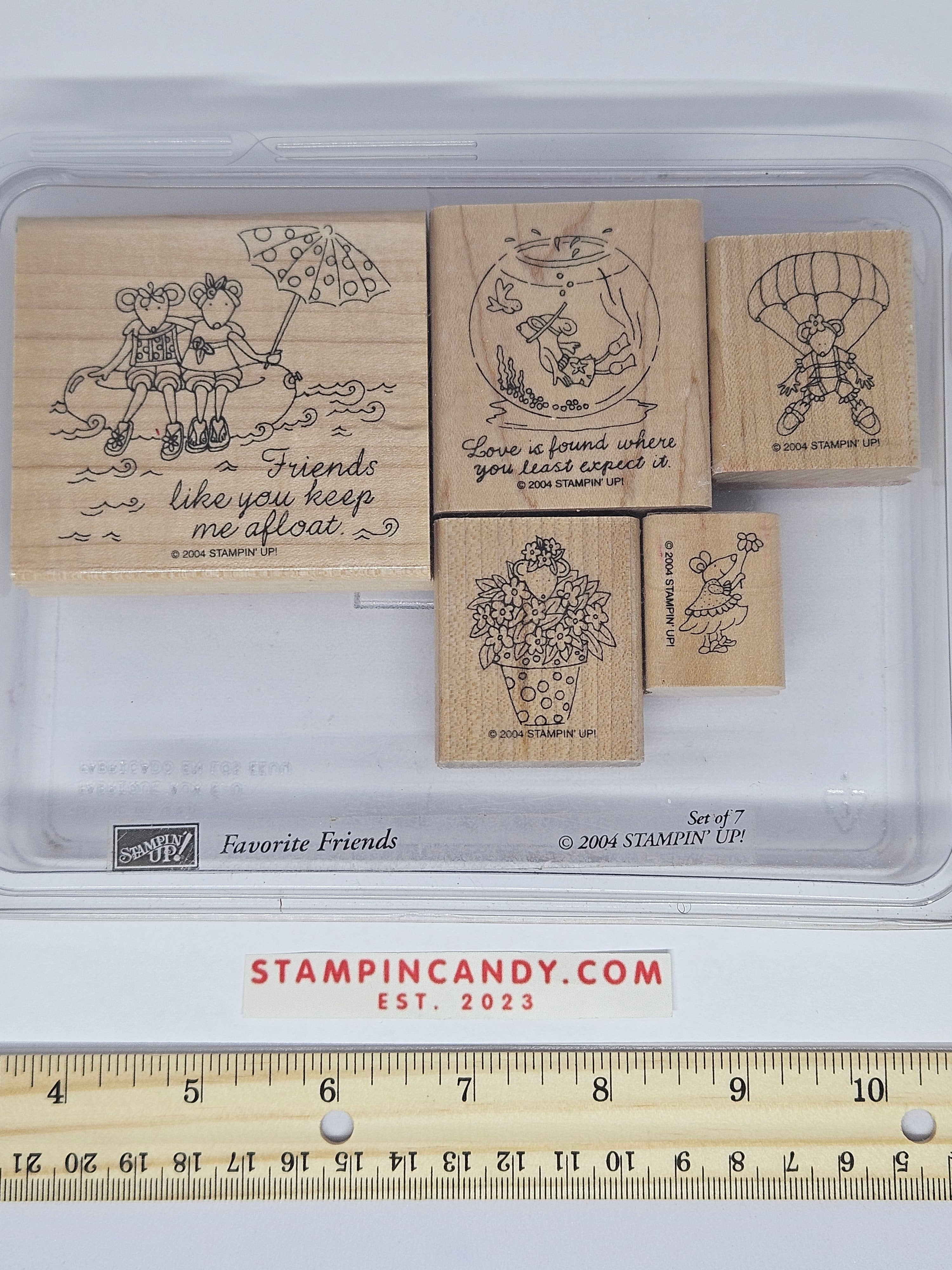 Stampin Up - Favorite Friends *MISSING 2 STAMPS* – StampinCandy.com