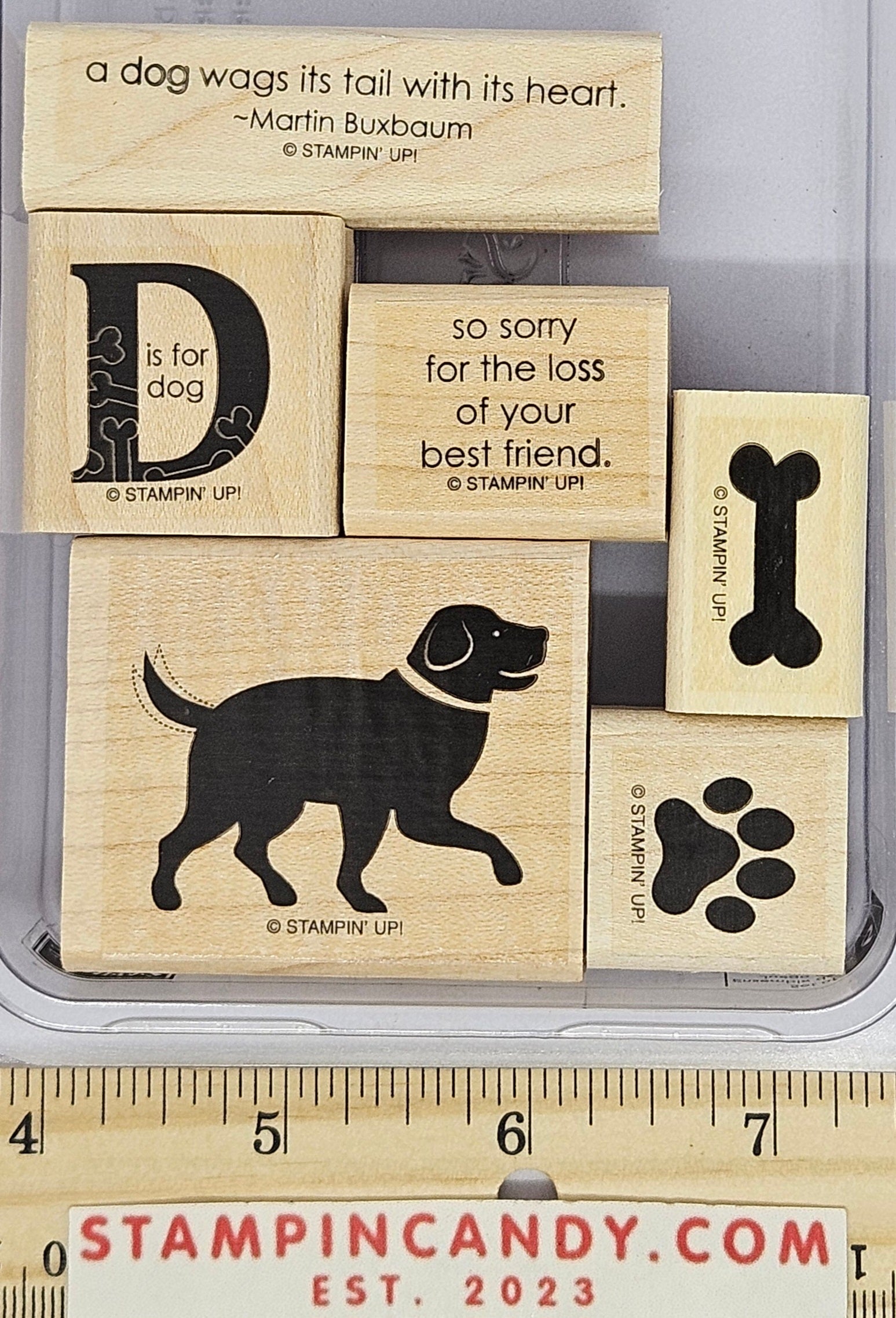 Stampin Up - D is for Dog Stamp Set – StampinCandy.com