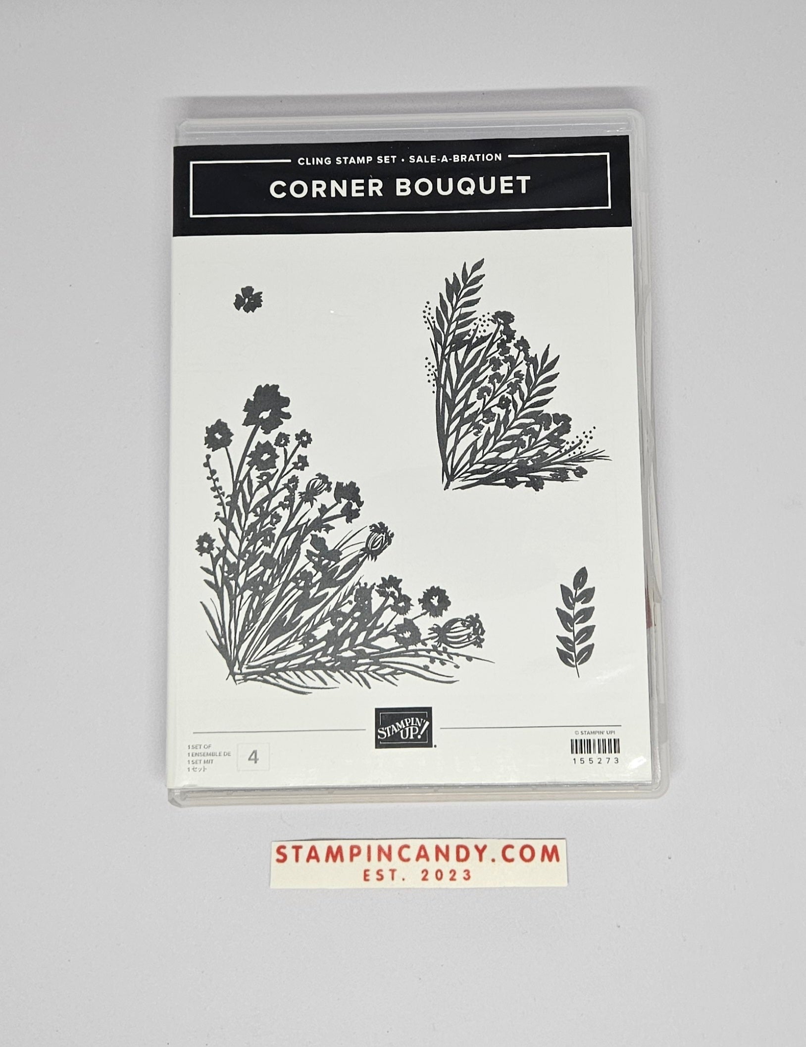 Stampin' UP! "Corner Bouquet'" Stamp Set – StampinCandy.com