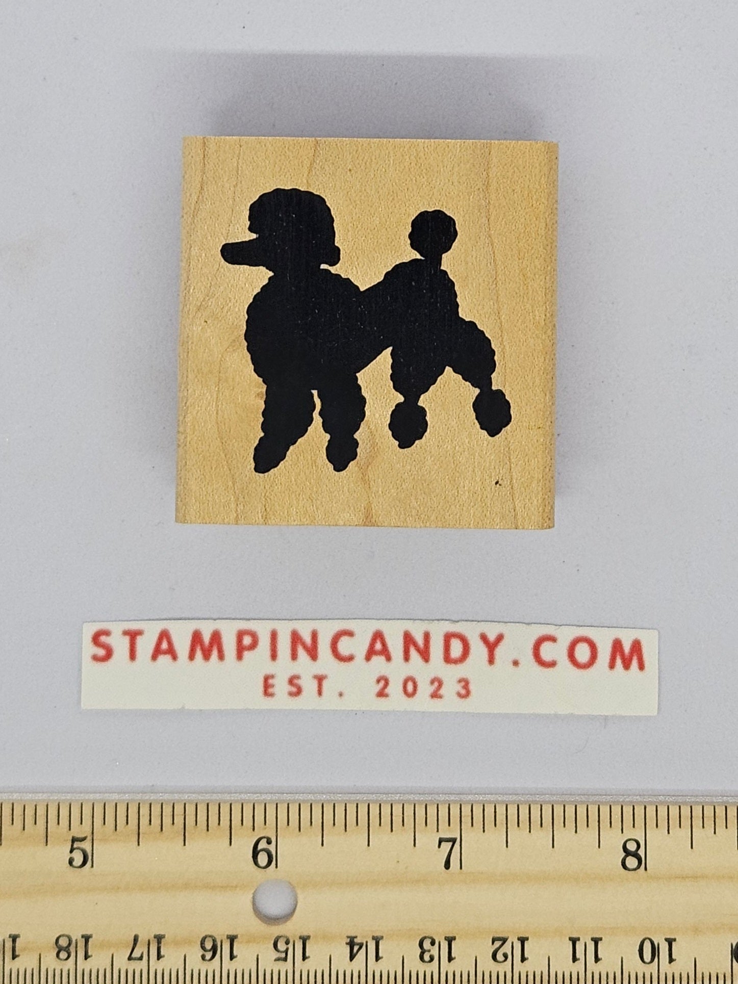Poodle Silhouette / Shadow - Museum of Modern Rubber 1998 ...