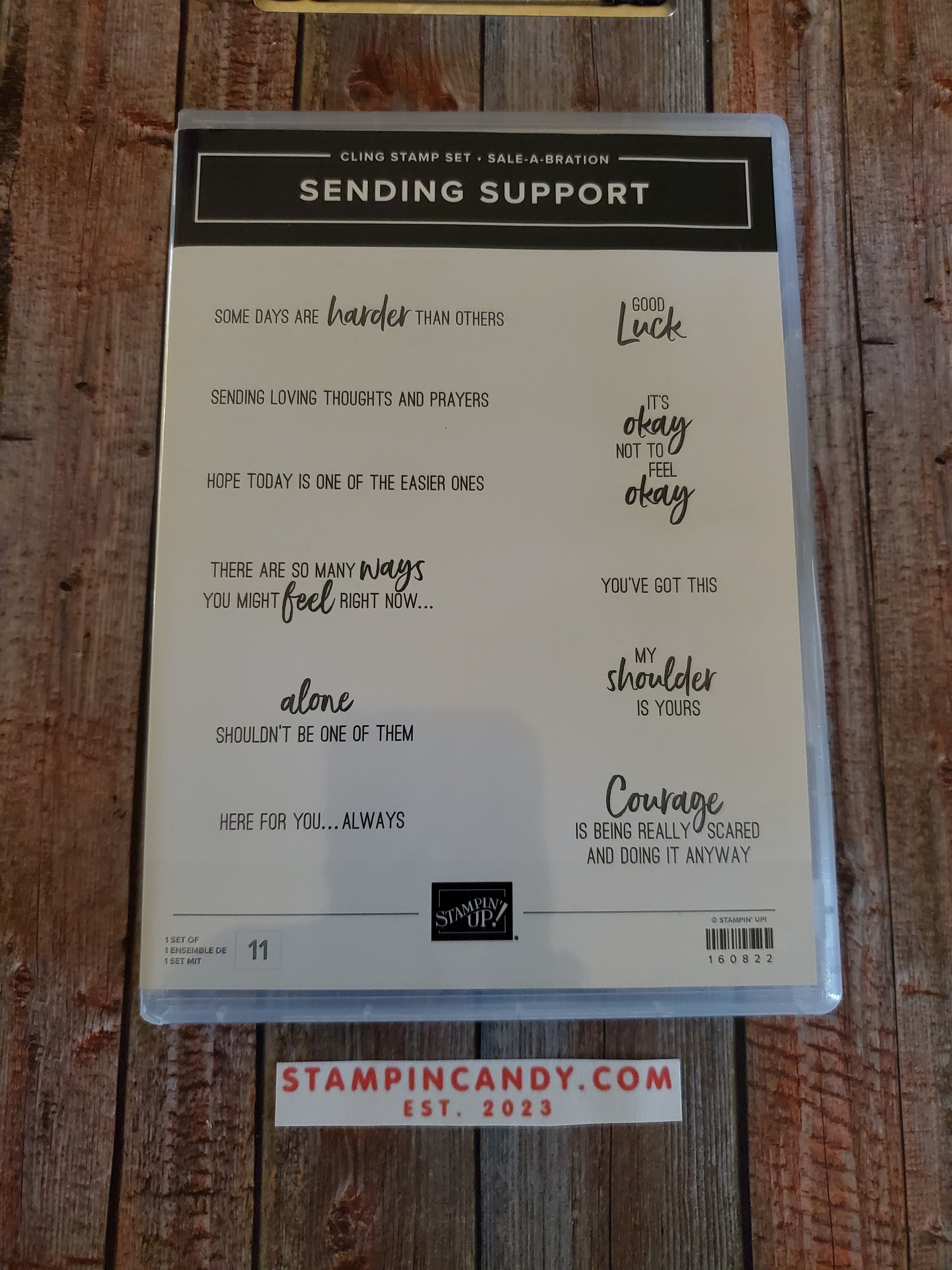 Stampin' UP! "Sending Support" Stamp Set – StampinCandy.com
