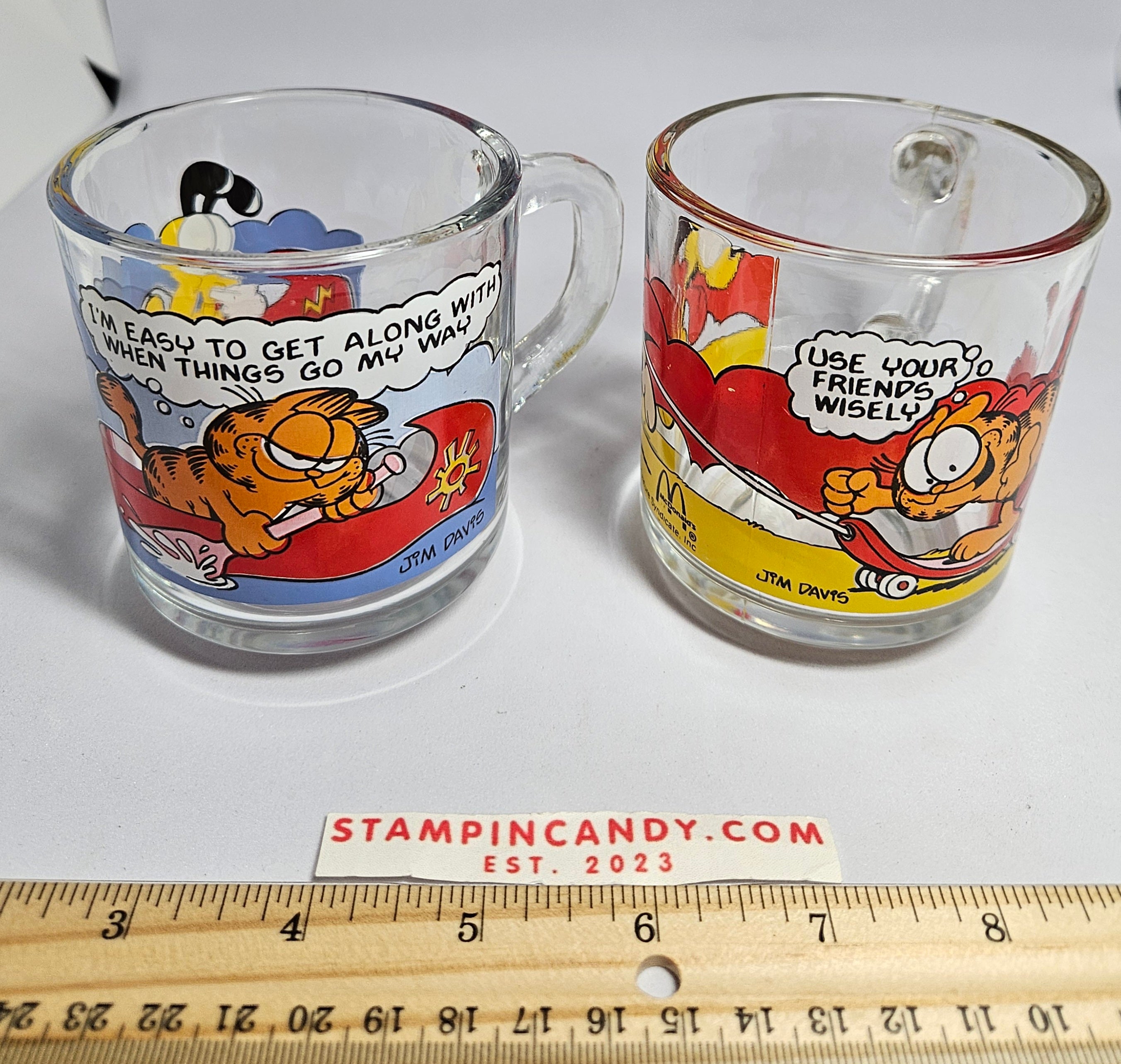 2 - 1978 McDonald's Garfield Mugs – StampinCandy.com