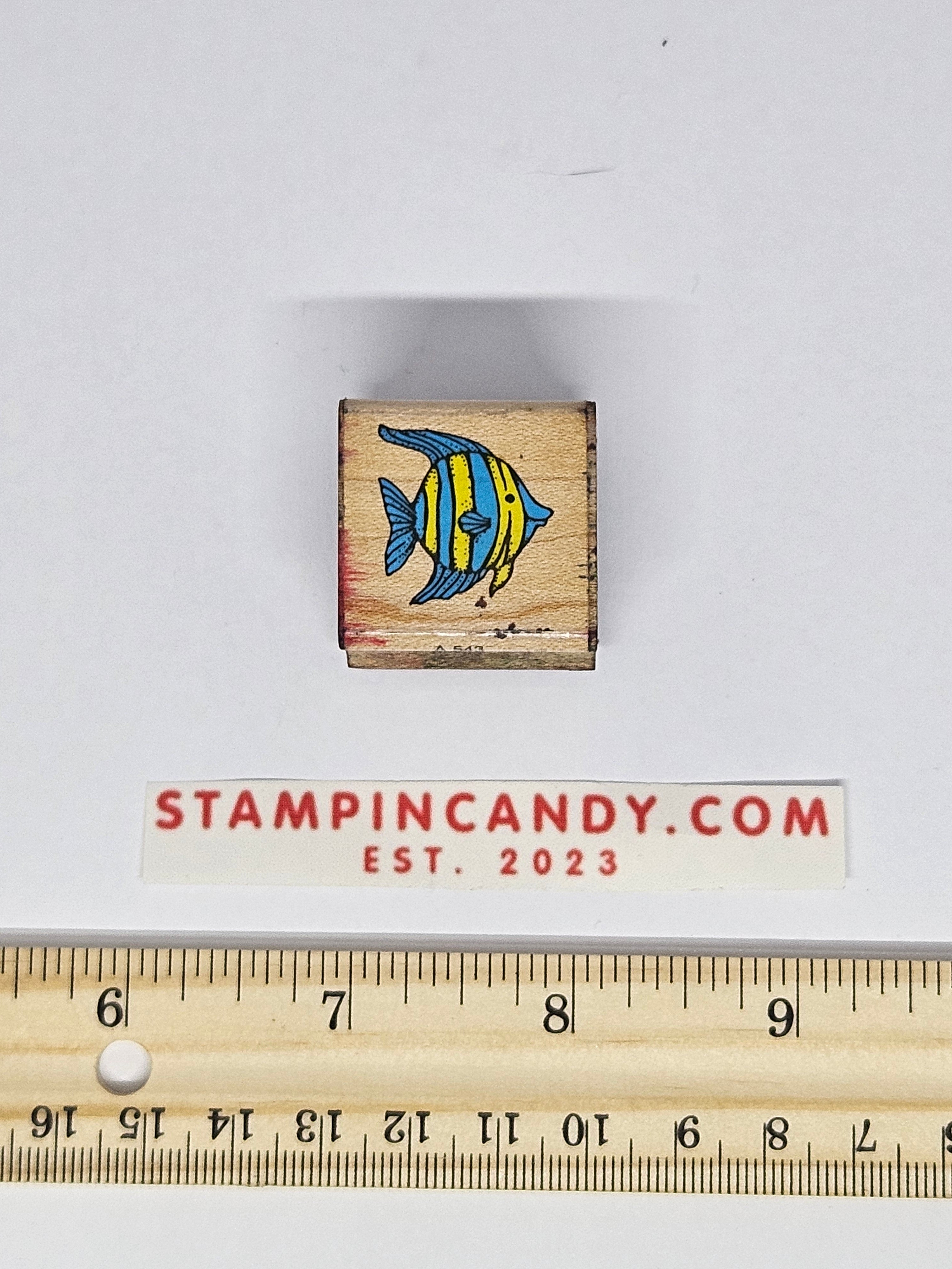 Hero Arts - 1991 - Angel Fish A543 – StampinCandy.com