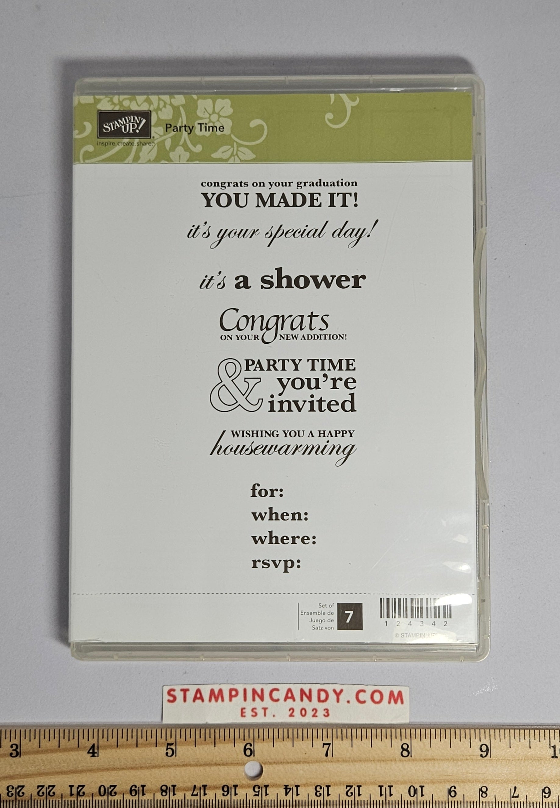 Stampin Up - Party Time – StampinCandy.com