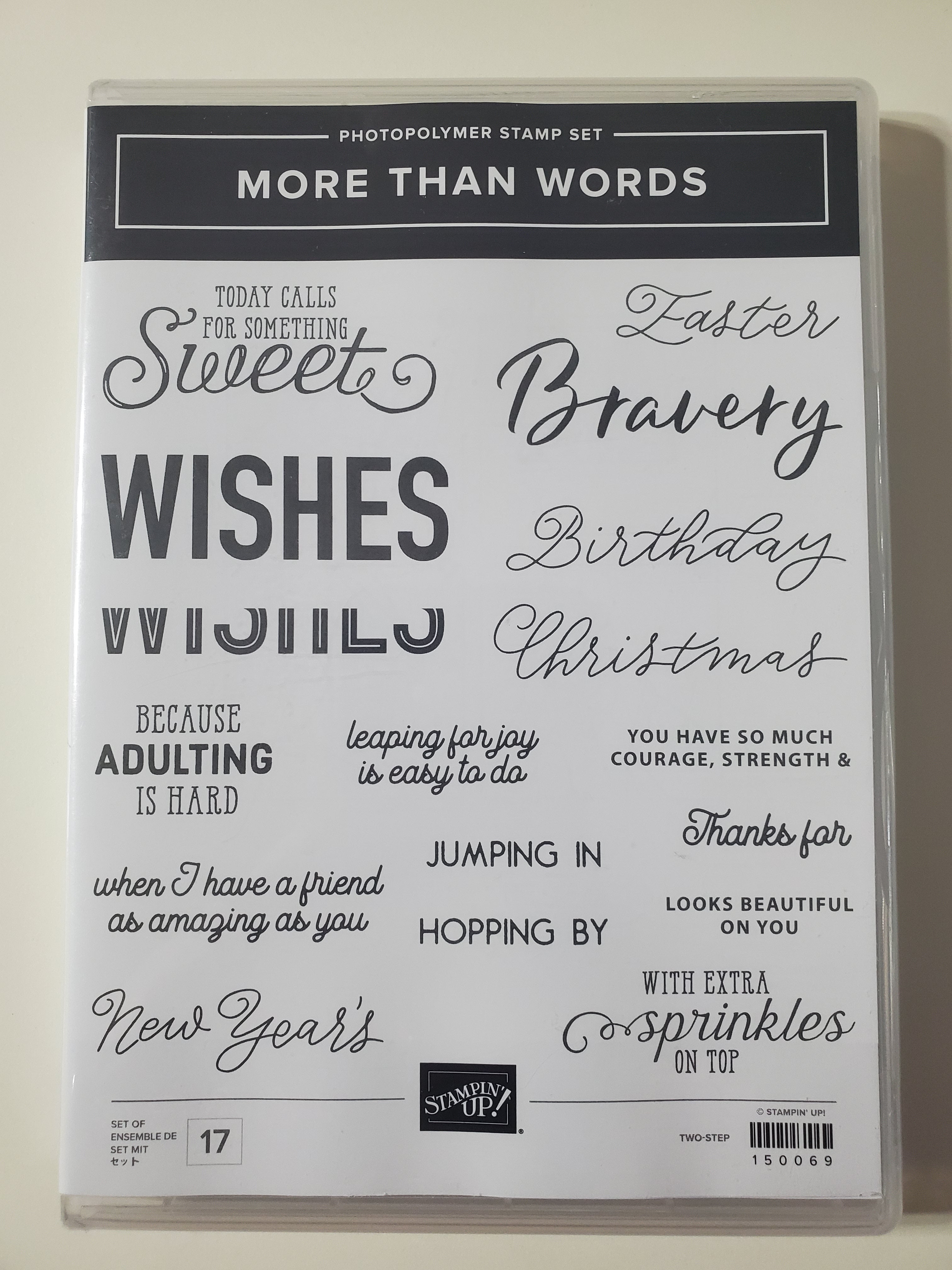 Stampin' UP! "More Than Words" Stamp Set – StampinCandy.com