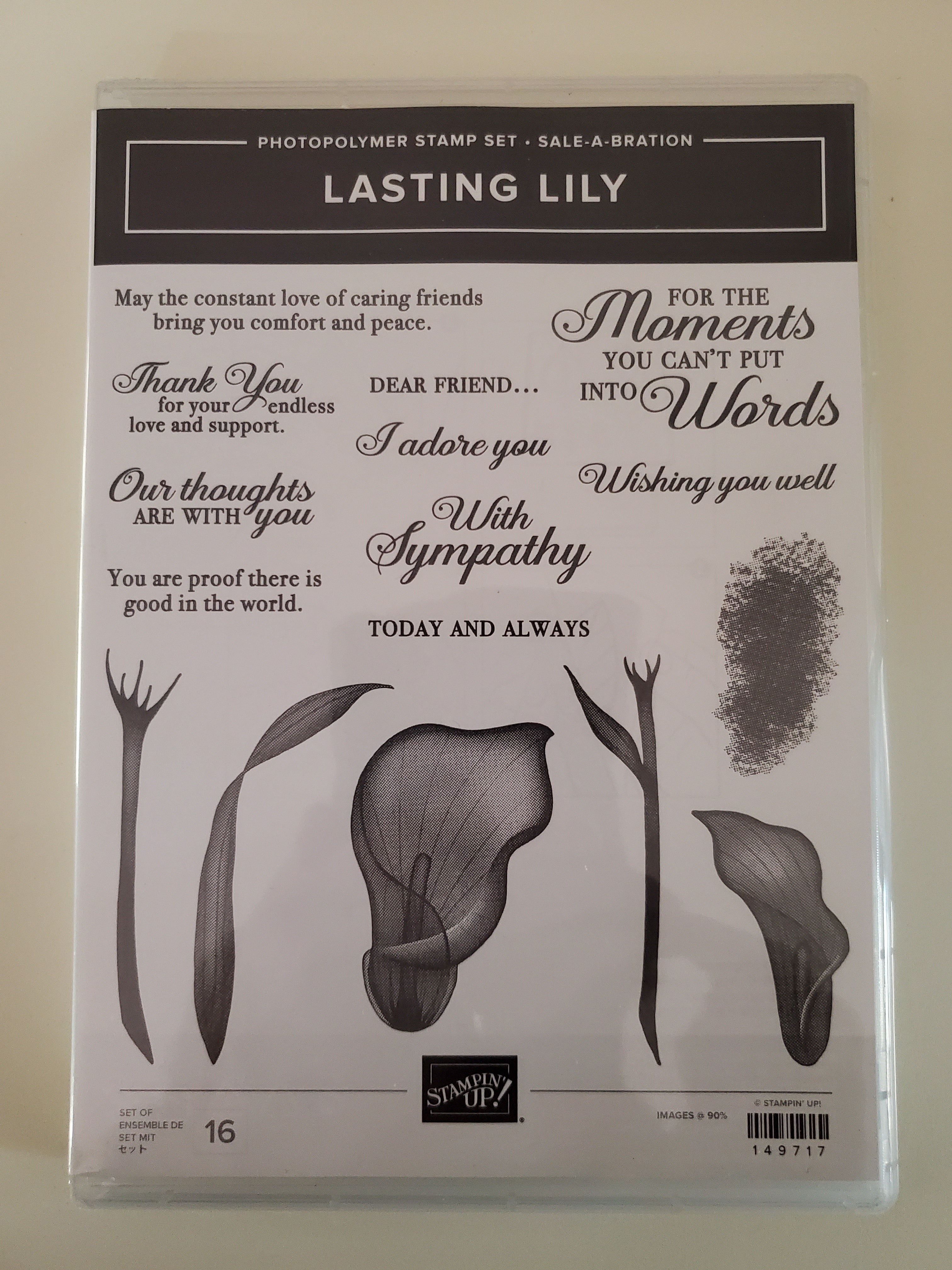 Stampin' UP! "Lasting Lily" Stamp Set – StampinCandy.com